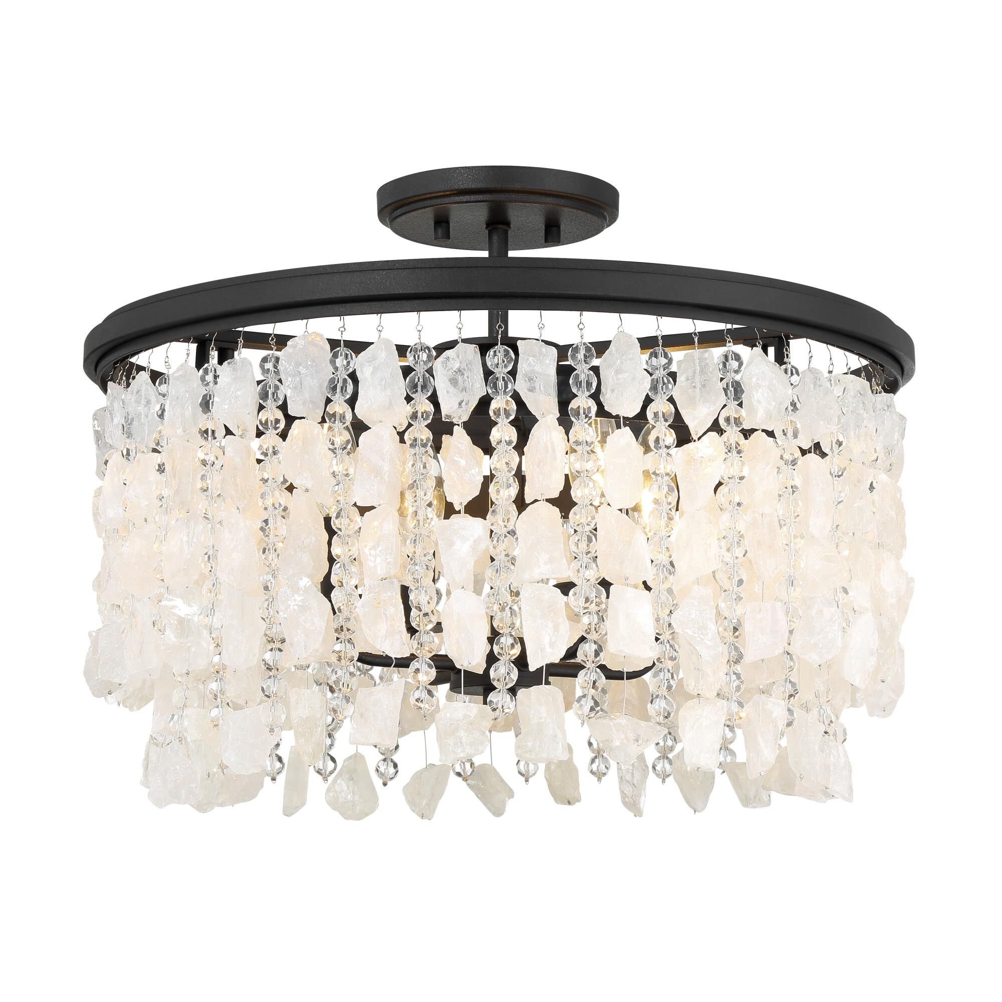 Shimmering Elegance Semi Flush Mount | Capitol Lighting