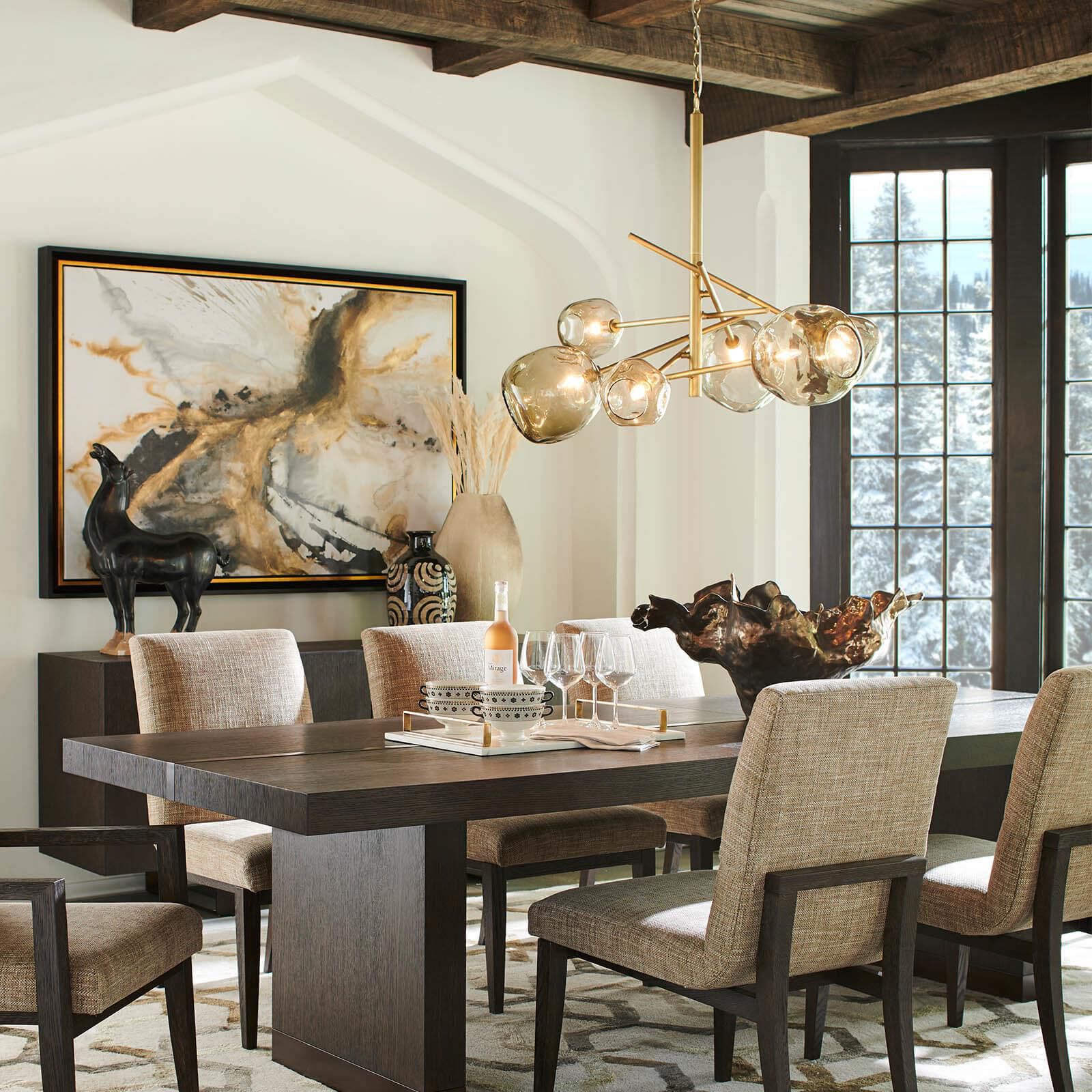 Molten 43 Inch 6 Light Chandelier by Regina Andrew | Capitol Lighting