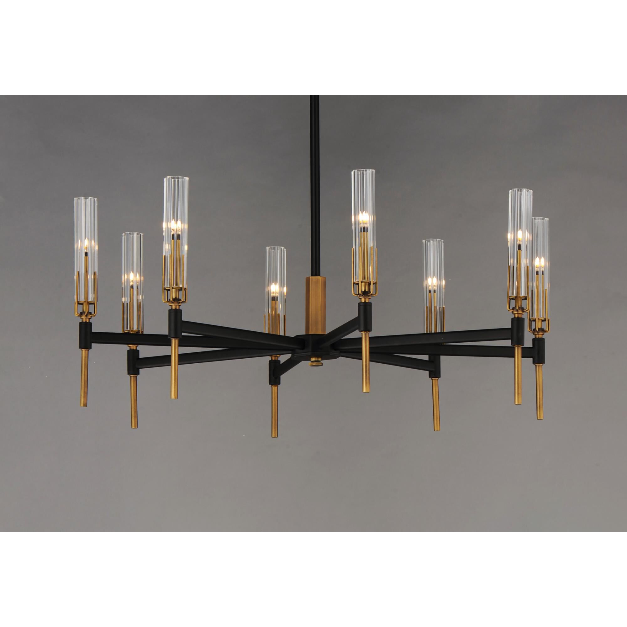 Flambeau 33 Inch 8 Light LED Chandelier | Capitol Lighting