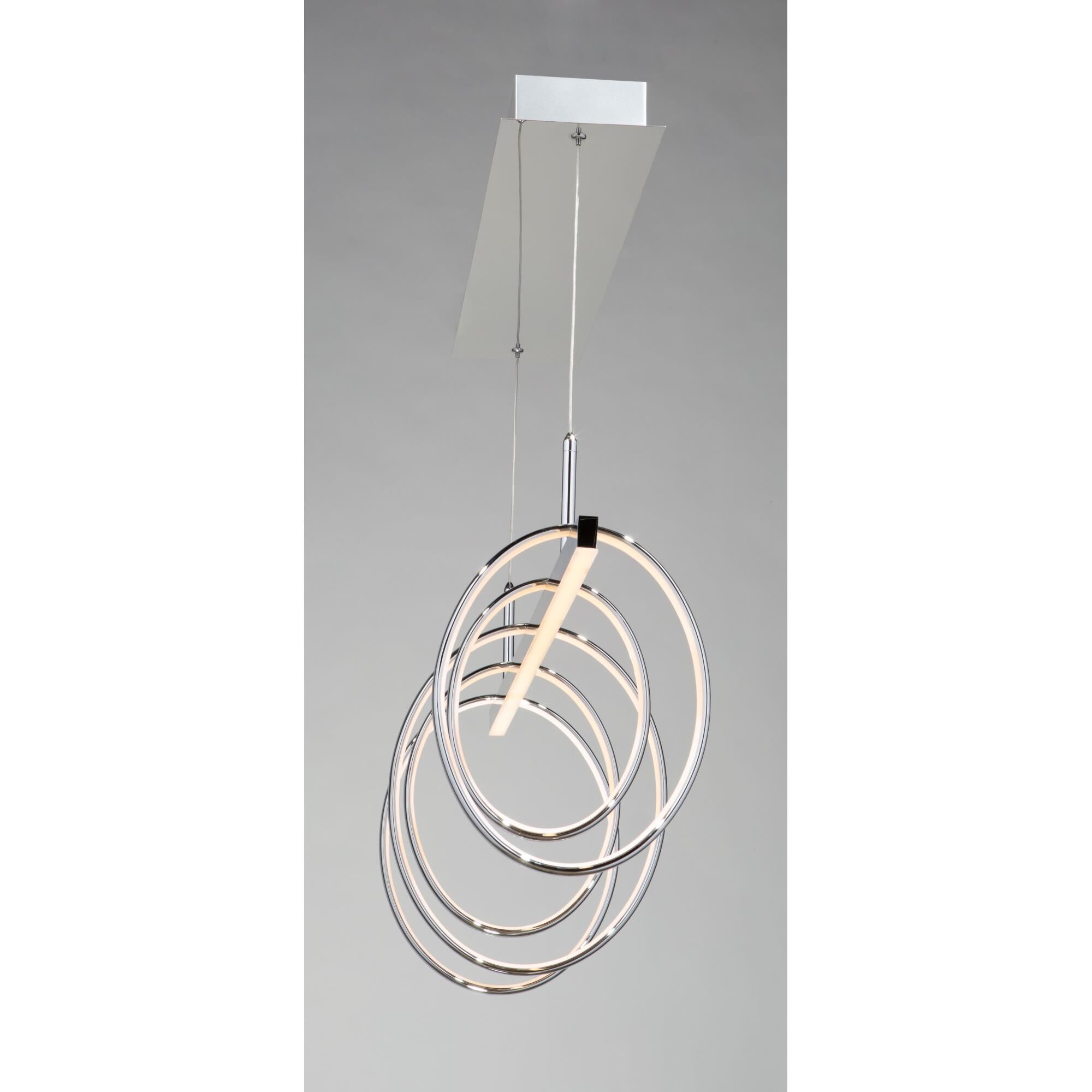 Trapeze 39 Inch 5 Light LED Linear Suspension Light | Capitol Lighting