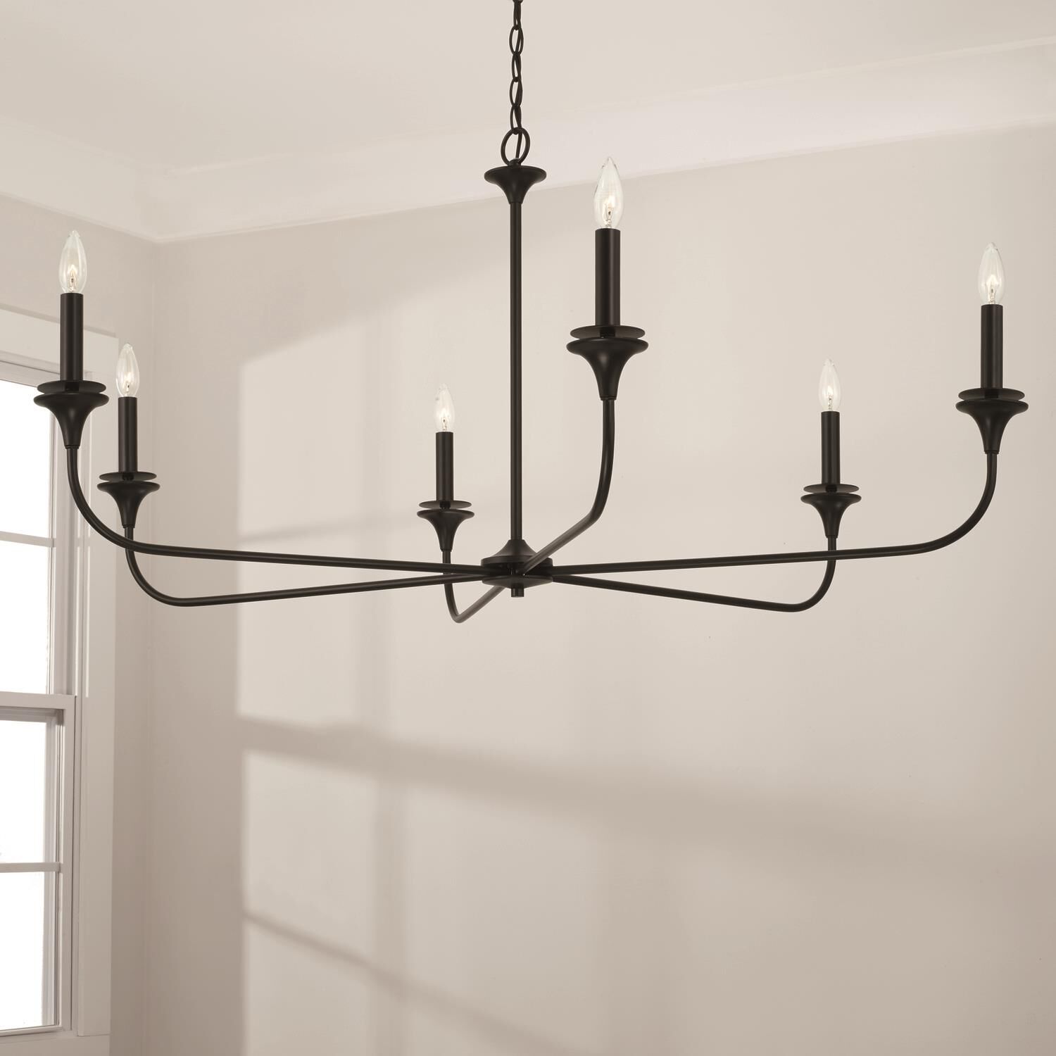 Presley 49 Inch 6 Light Chandelier | Capitol Lighting