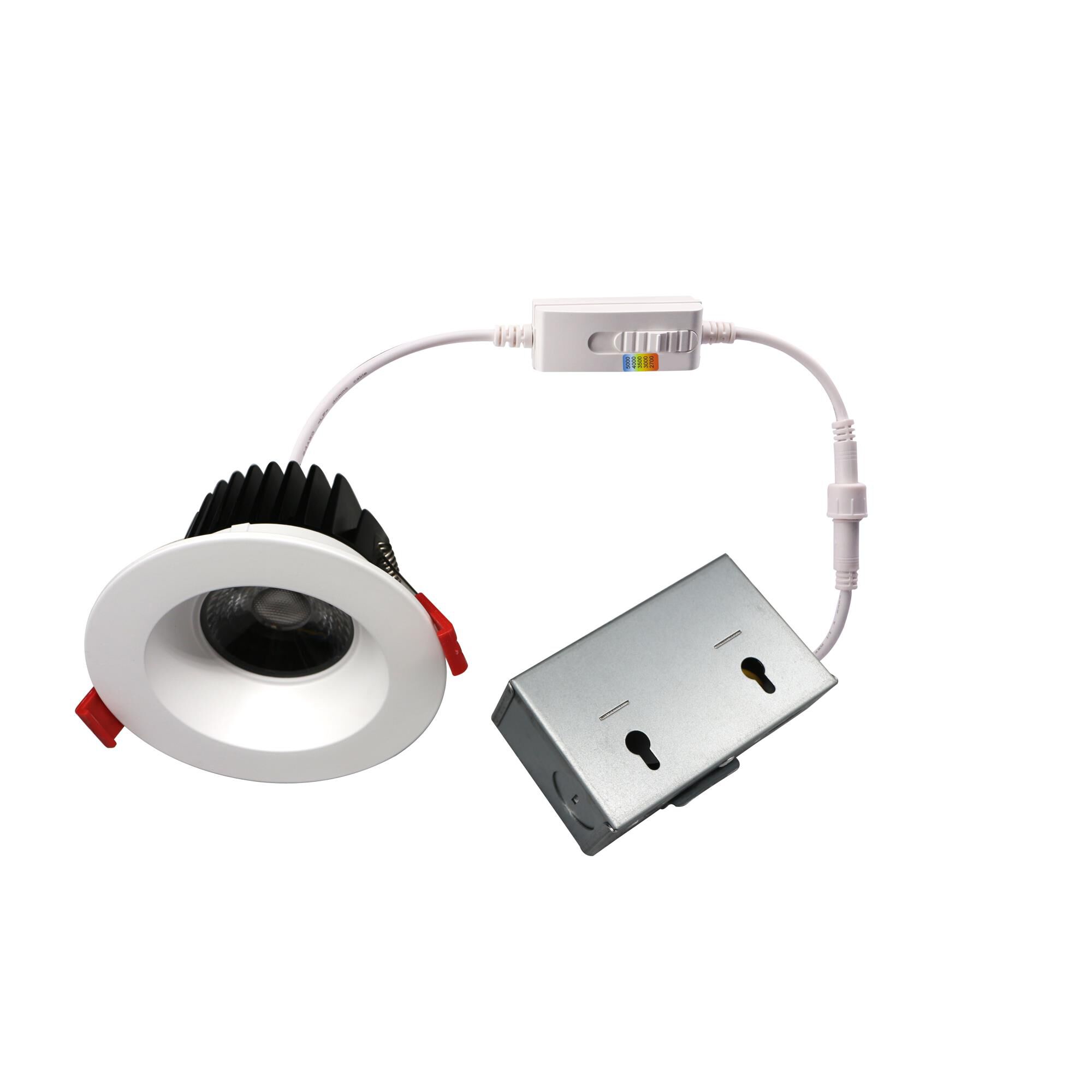 4 Inch 4 Inch 1 Light Dimmable 15 Watt Recessed Single Spot Downlights ...