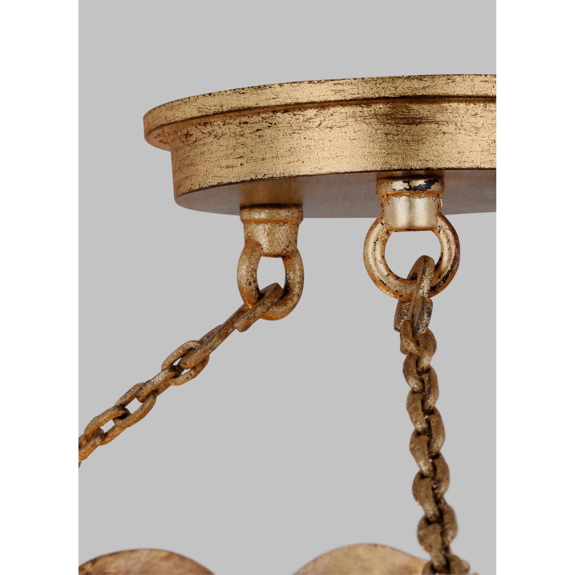 Alexa Hampton Kelan 16 Inch 3 Light Semi Flush Mount | Capitol Lighting