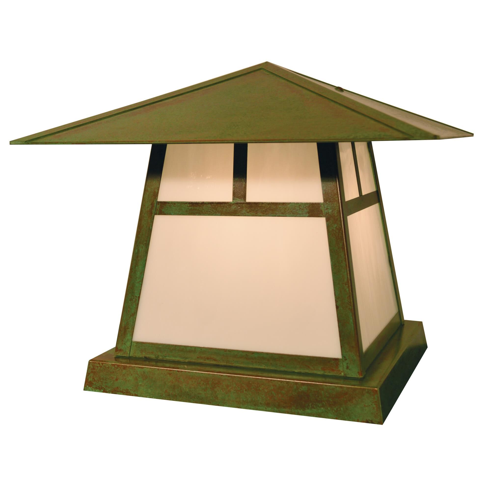 Carmel 10 Inch Tall 1 Light Outdoor Pier Lamp | Capitol Lighting