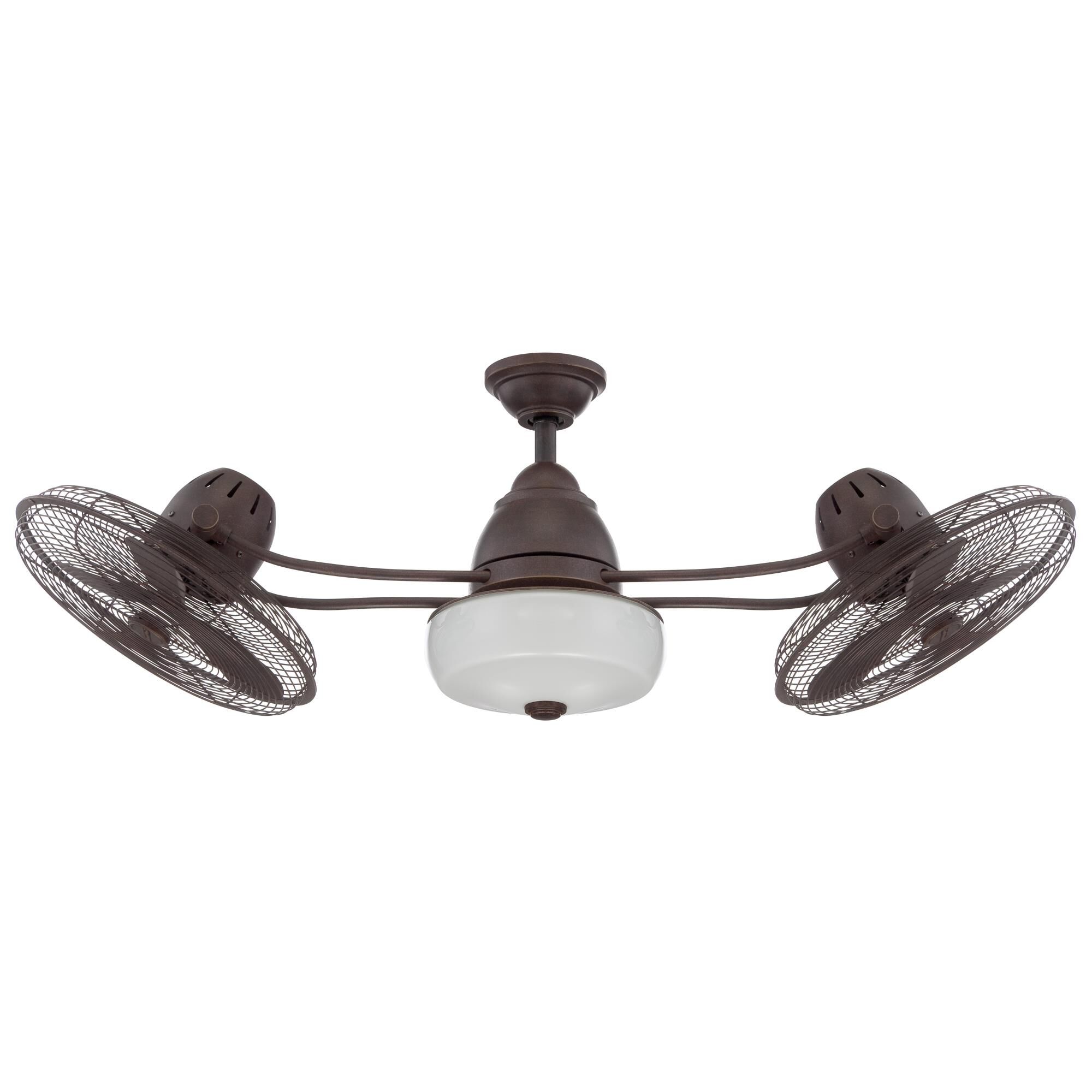 Bellows Ii 48 Inch Multi Head Ceiling Fan with Light Kit | Capitol Lighting