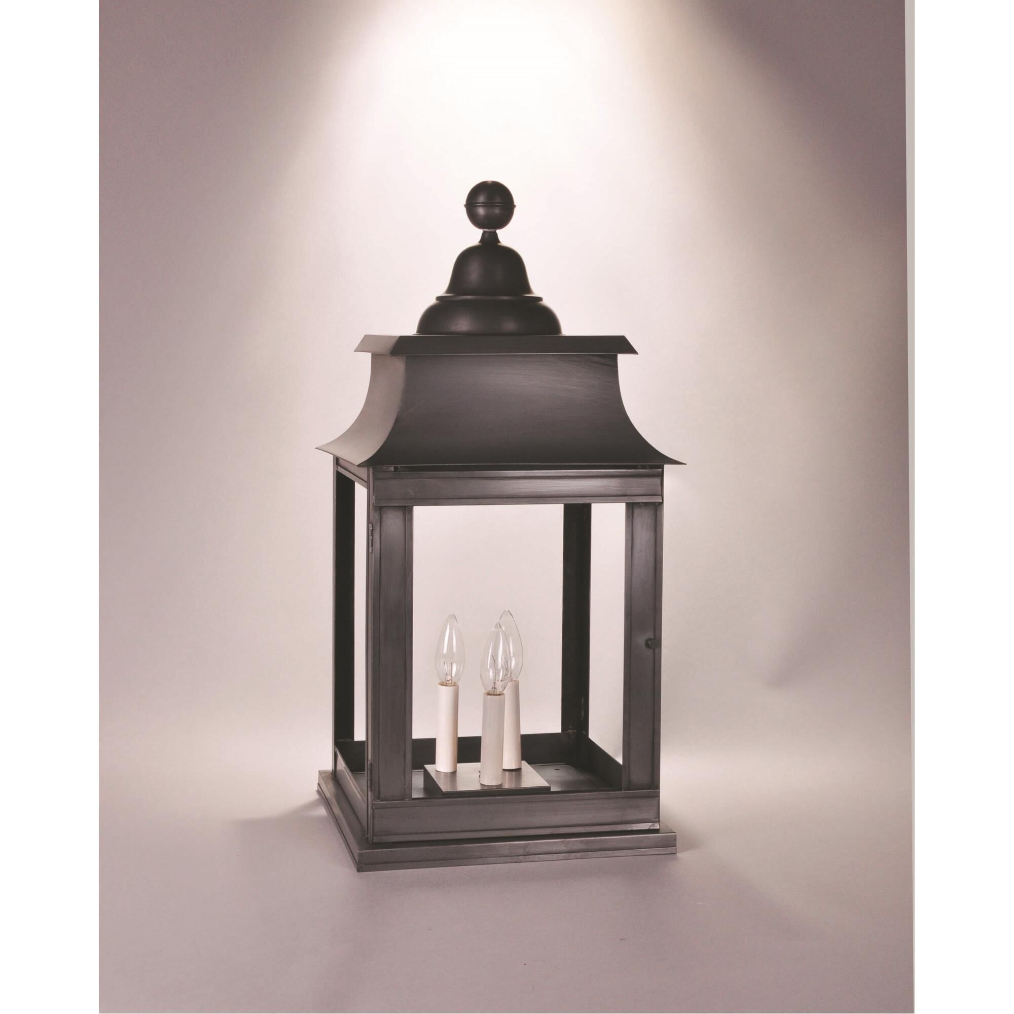 Concord 25 Inch Tall 3 Light Outdoor Pier Lamp | Capitol Lighting