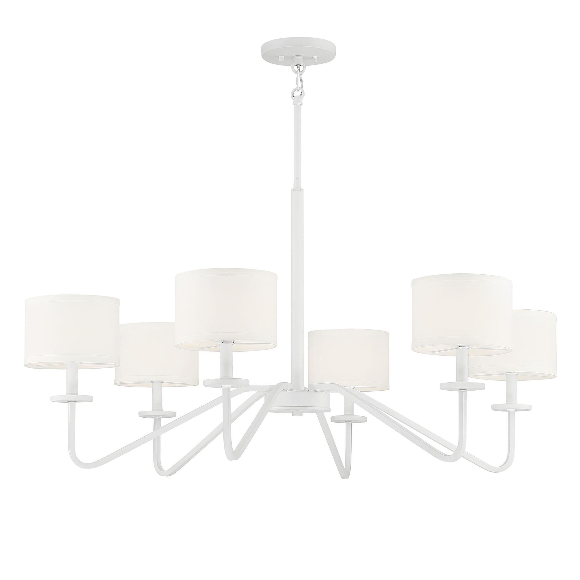 42 Inch 6 Light LED Chandelier | Capitol Lighting