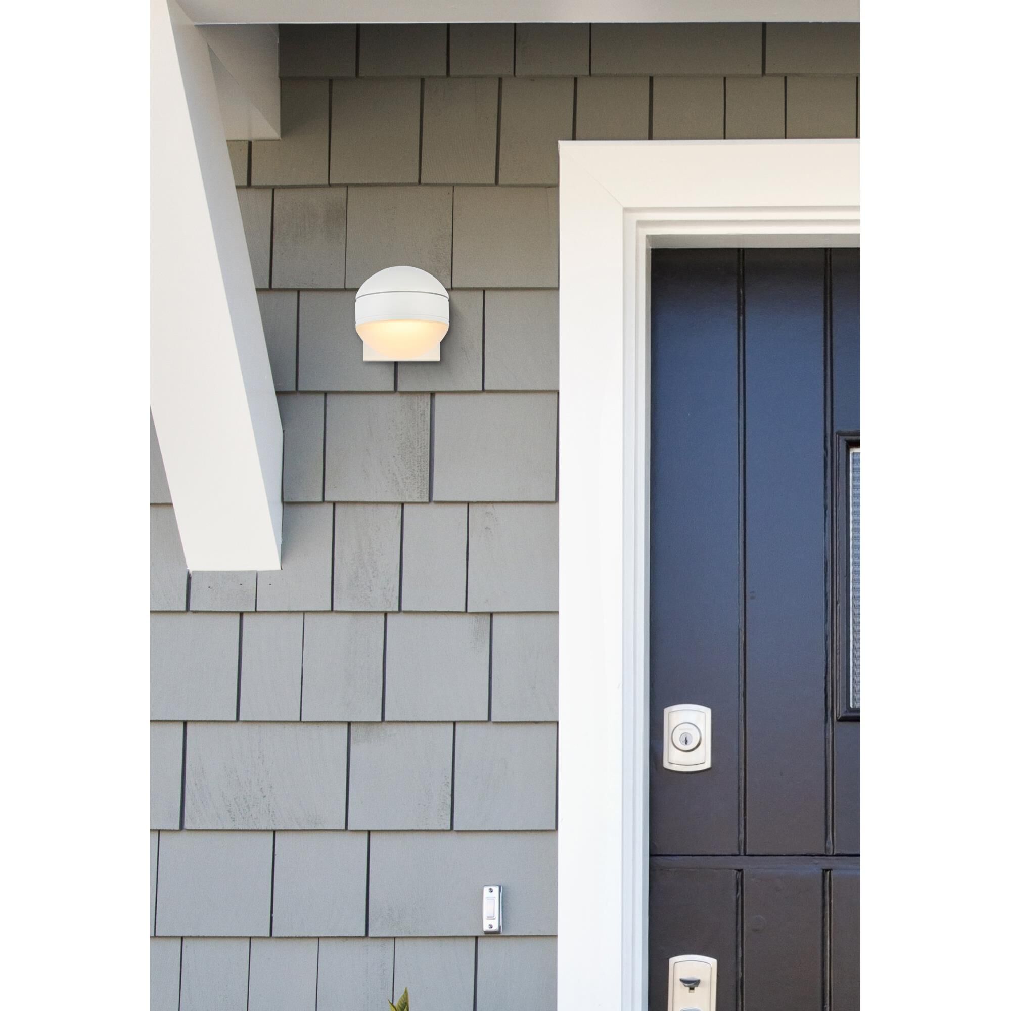 Raine 4 Inch Tall LED Outdoor Wall Light | Capitol Lighting