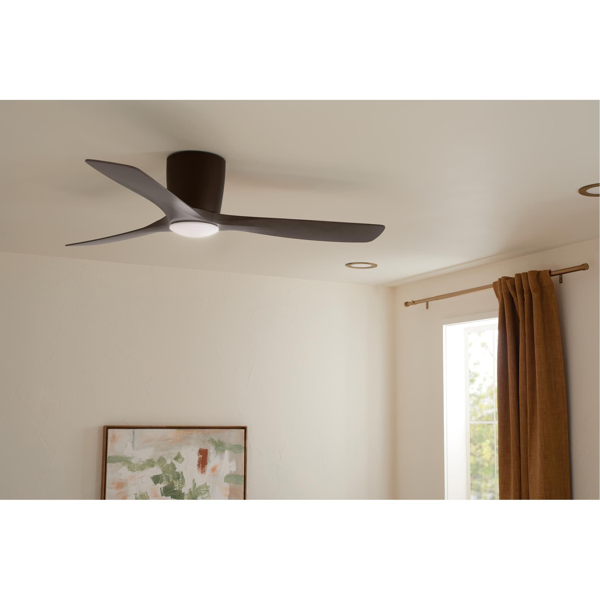 Volos 54 Inch Flush Mount Fan with Light Kit | Capitol Lighting