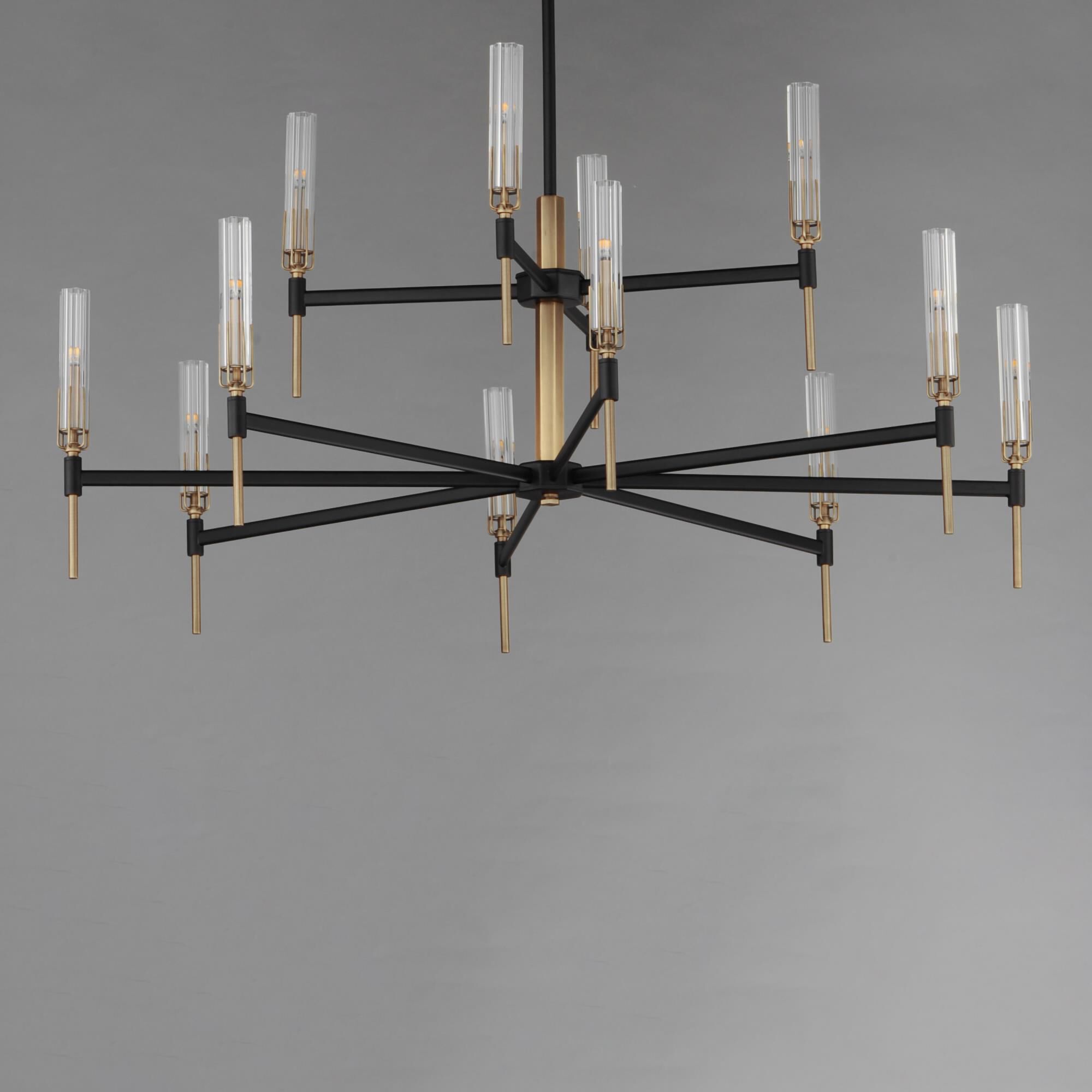 Flambeau 48 Inch 12 Light LED Chandelier | Capitol Lighting