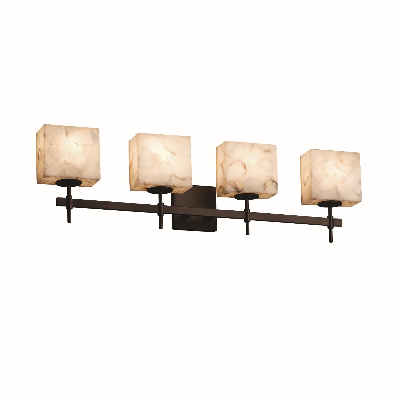 Alabaster Rocks! 32 Inch 4 Light Bath Vanity Light | Capitol Lighting