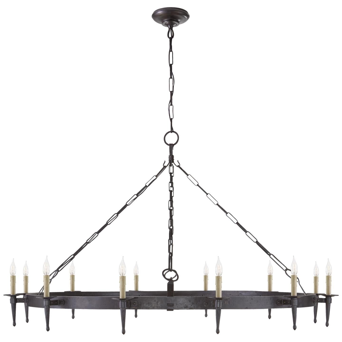 Ralph Lauren Branson 68 Inch 12 Light Chandelier | Capitol Lighting