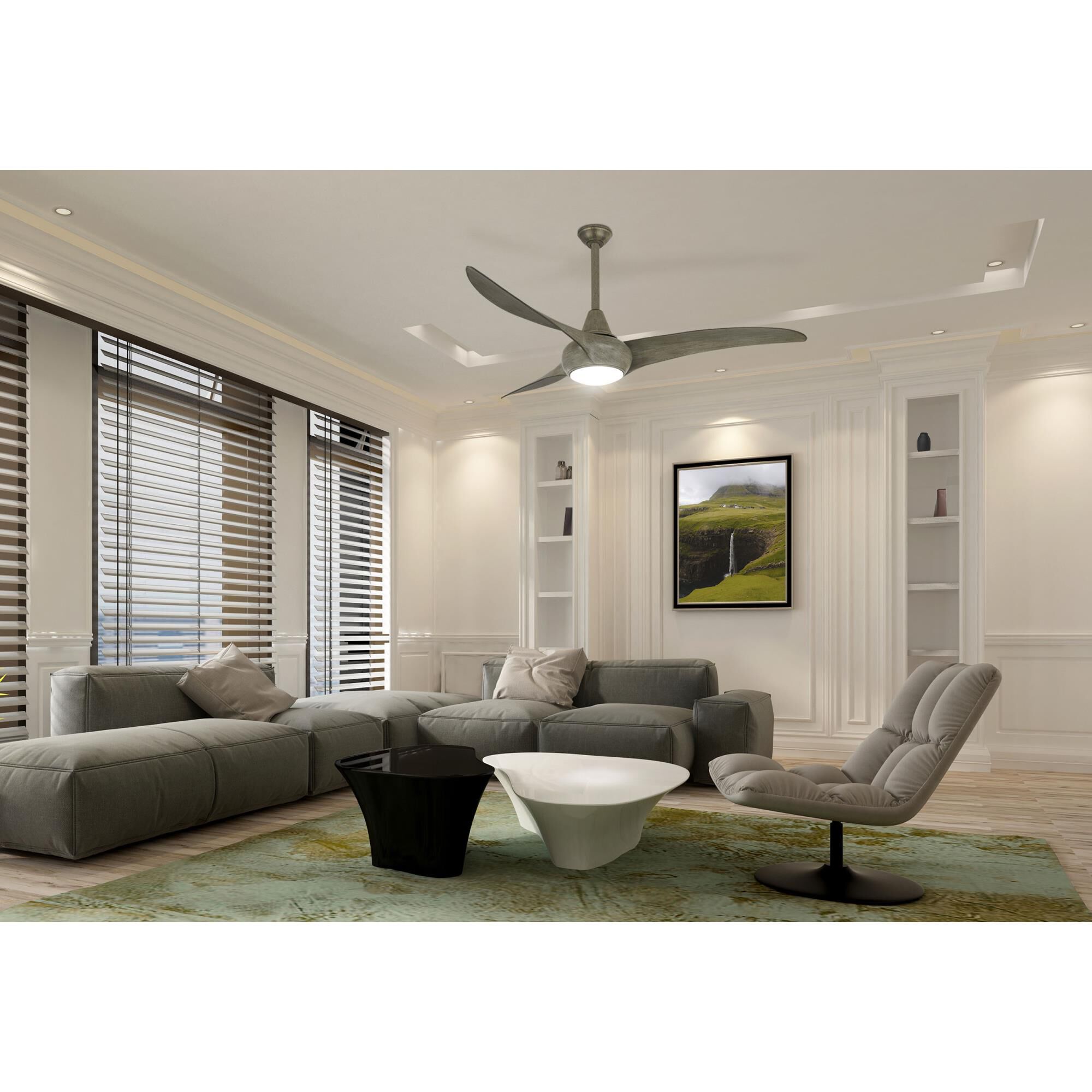 Minka-Aire Light Wave 52-Inch Ceiling Fan with Light Kit | Capitol Lighting
