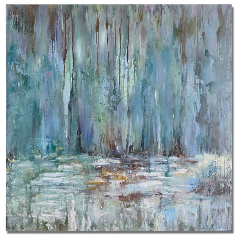 Blue Waterfall Painting | Capitol Lighting
