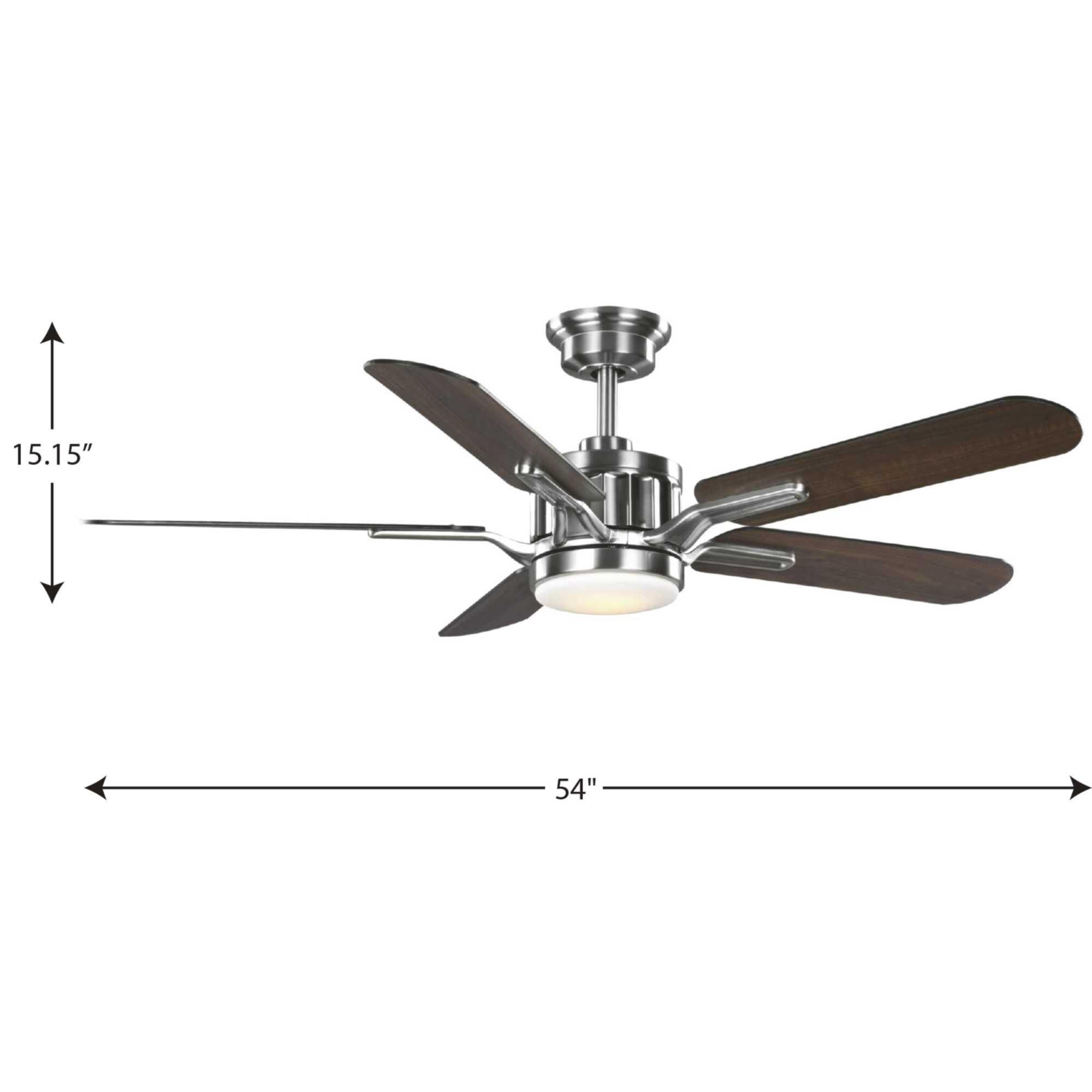 Claret 54 Inch Ceiling Fan with Light Kit | Capitol Lighting