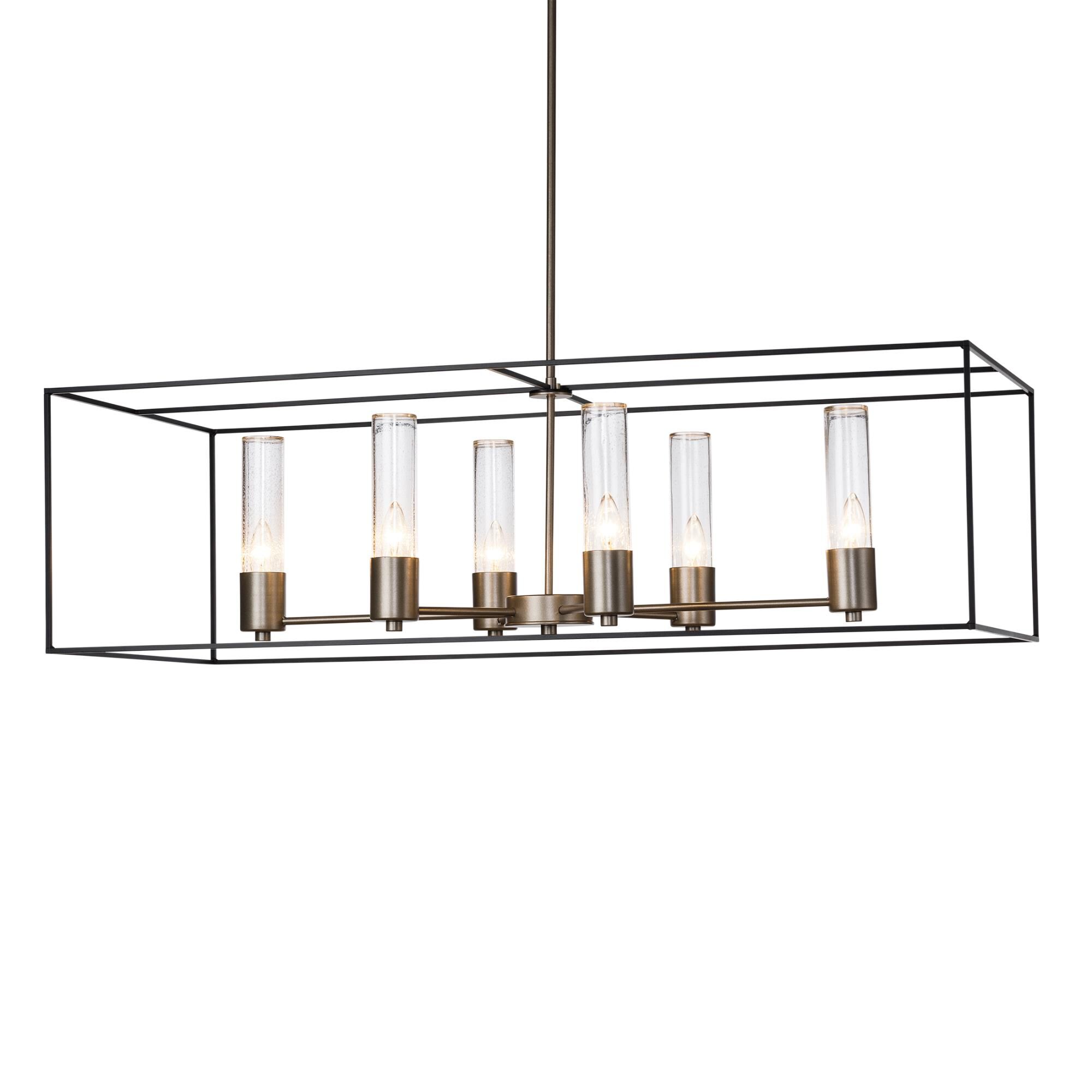Portico 42 Inch 6 Light Linear Suspension Light | Capitol Lighting