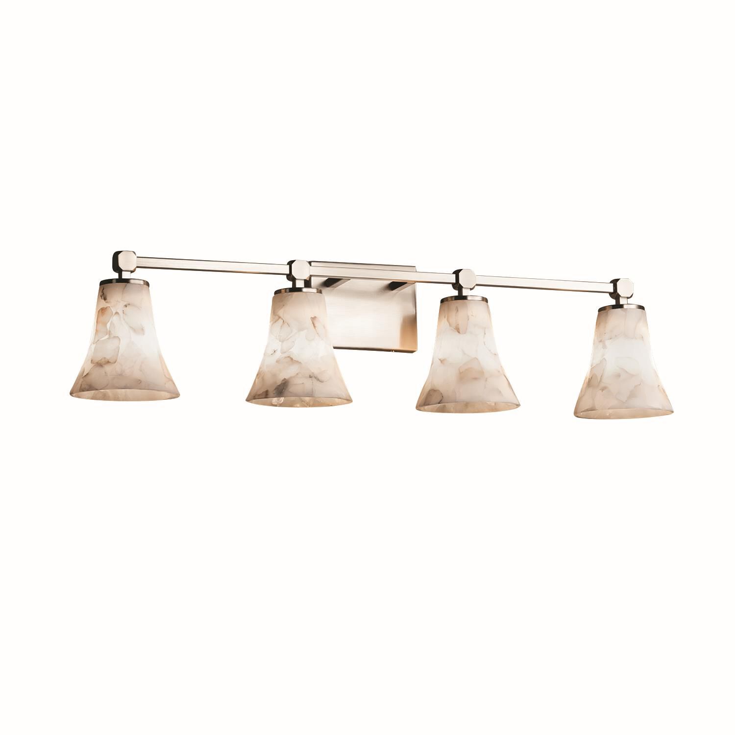 Alabaster Rocks! 32 Inch 4 Light Bath Vanity Light | Capitol Lighting