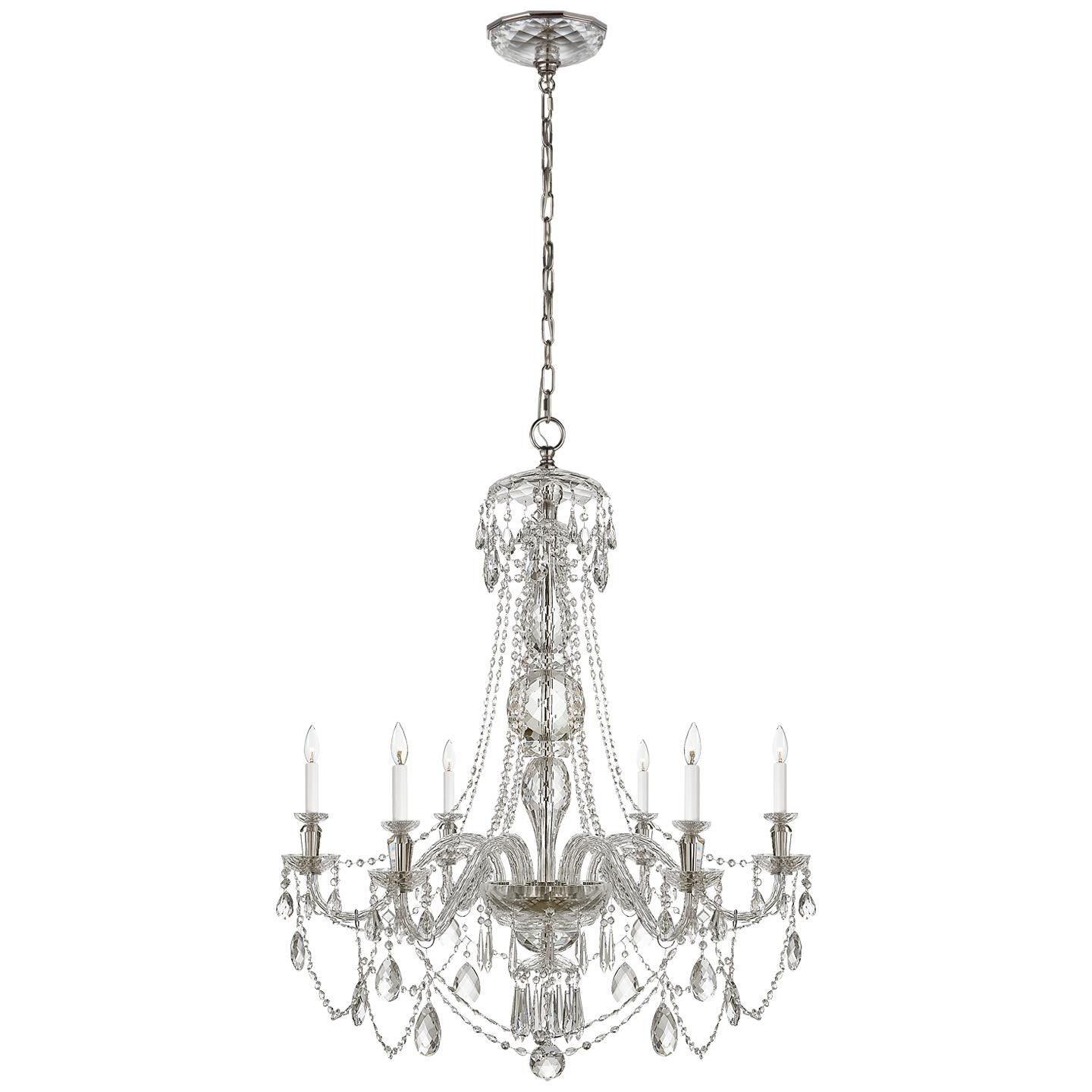 Ralph Lauren Daniela 31 Inch 6 Light Chandelier | Capitol Lighting