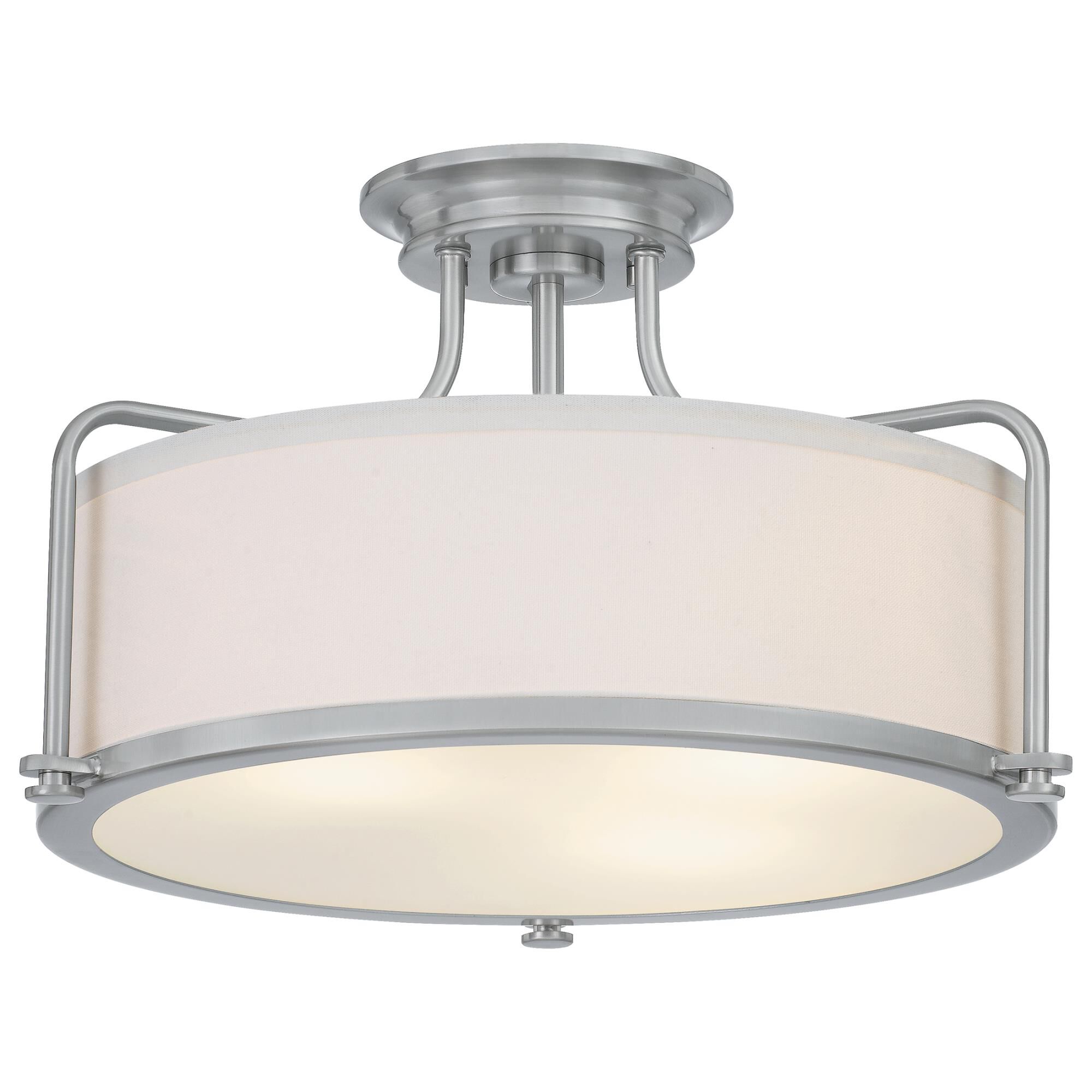 Calvary 17 Inch 3 Light Semi Flush Mount | Capitol Lighting