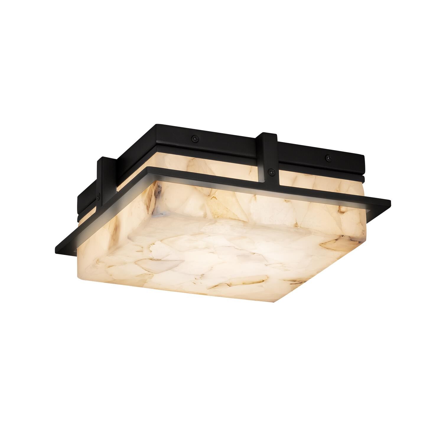 Alabaster Rocks 10 Inch 1 Light LED Outdoor Flush Mount | Capitol Lighting