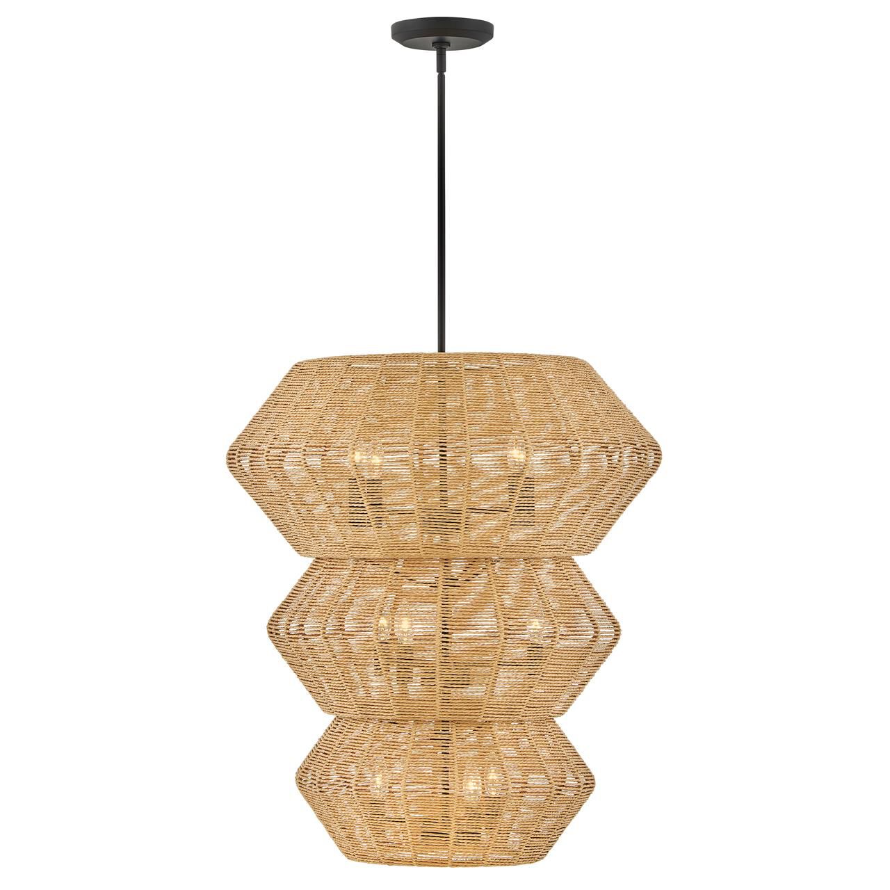 Lisa McDennon Luca 27 Inch Three Tier Chandelier | Capitol Lighting
