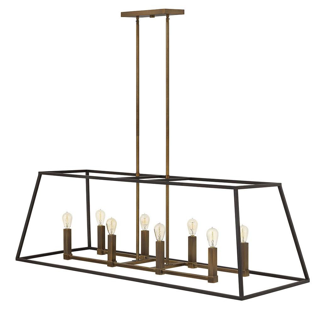 Fulton 48 Inch 8 Light Linear Suspension Light | Capitol Lighting