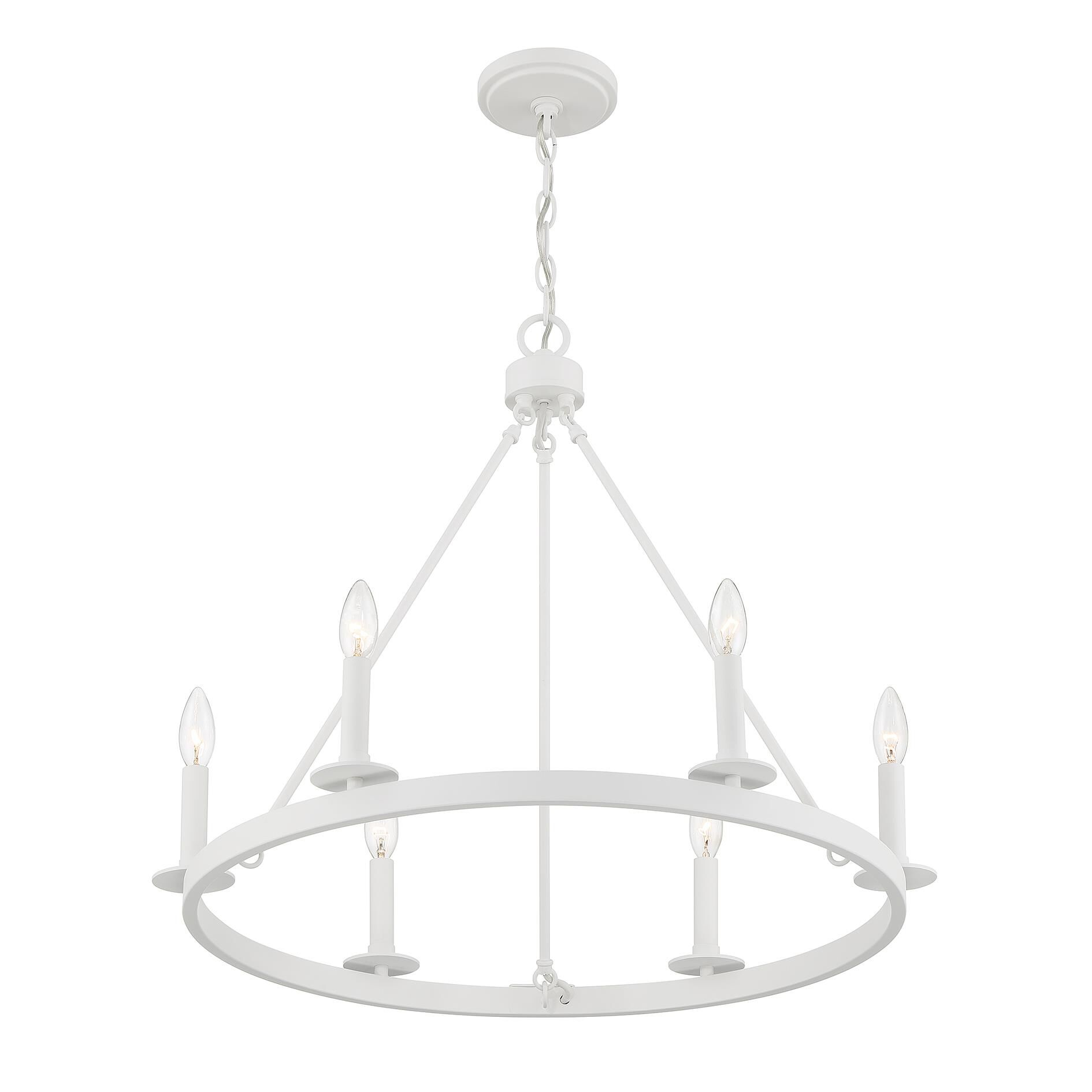 26 Inch 6 Light LED Chandelier | Capitol Lighting