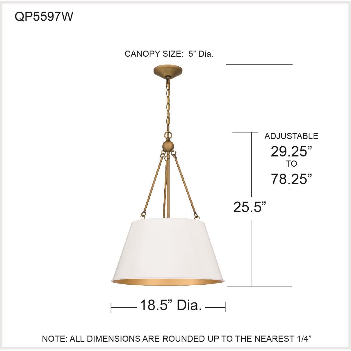Aberdale 18 Inch Large Pendant | Capitol Lighting