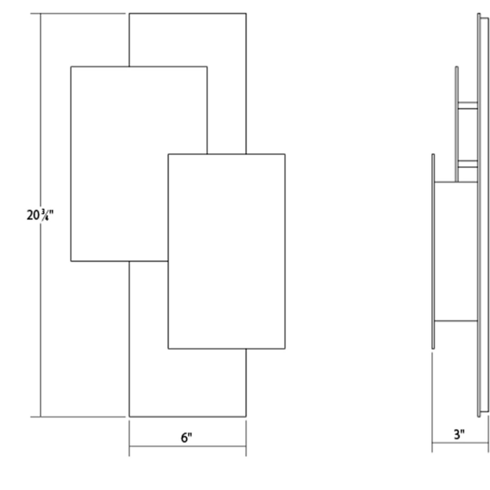 Offset Panels Outdoor Wall Light | Capitol Lighting
