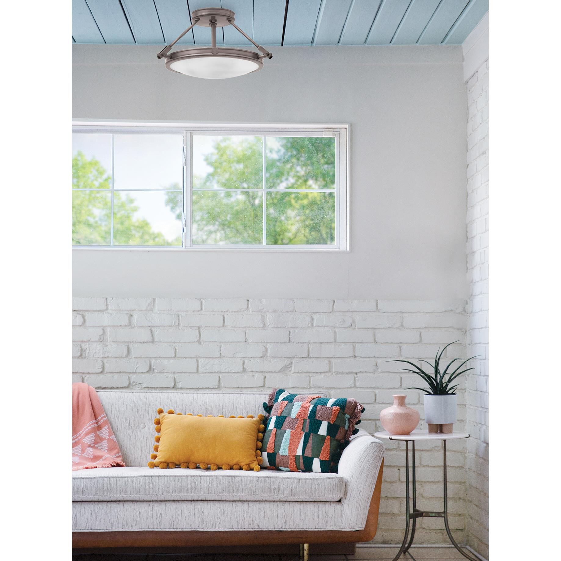 Collier 22 Inch 4 Light Semi Flush Mount | Capitol Lighting
