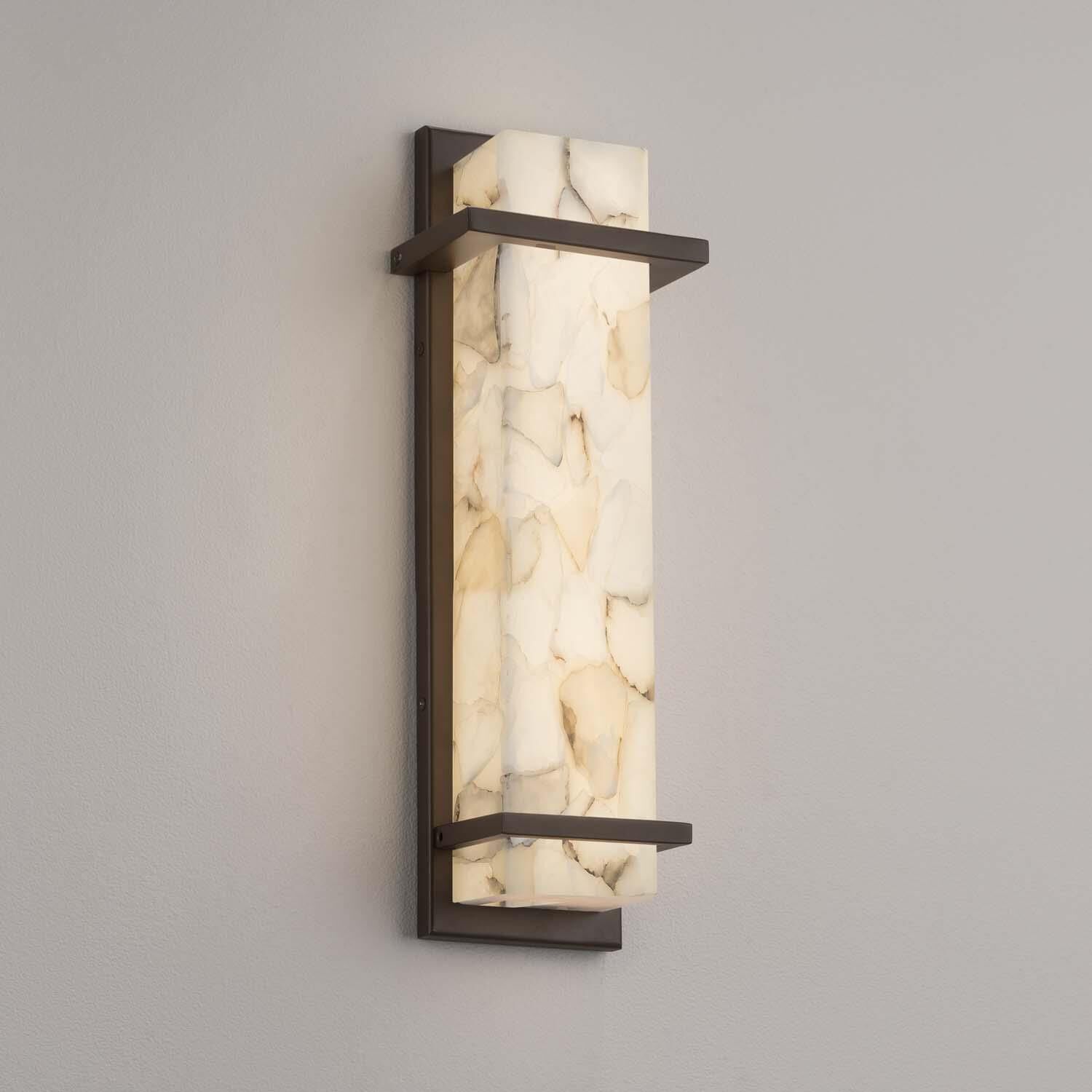 Alabaster Rocks! 20 Inch LED Wall Sconce | Capitol Lighting