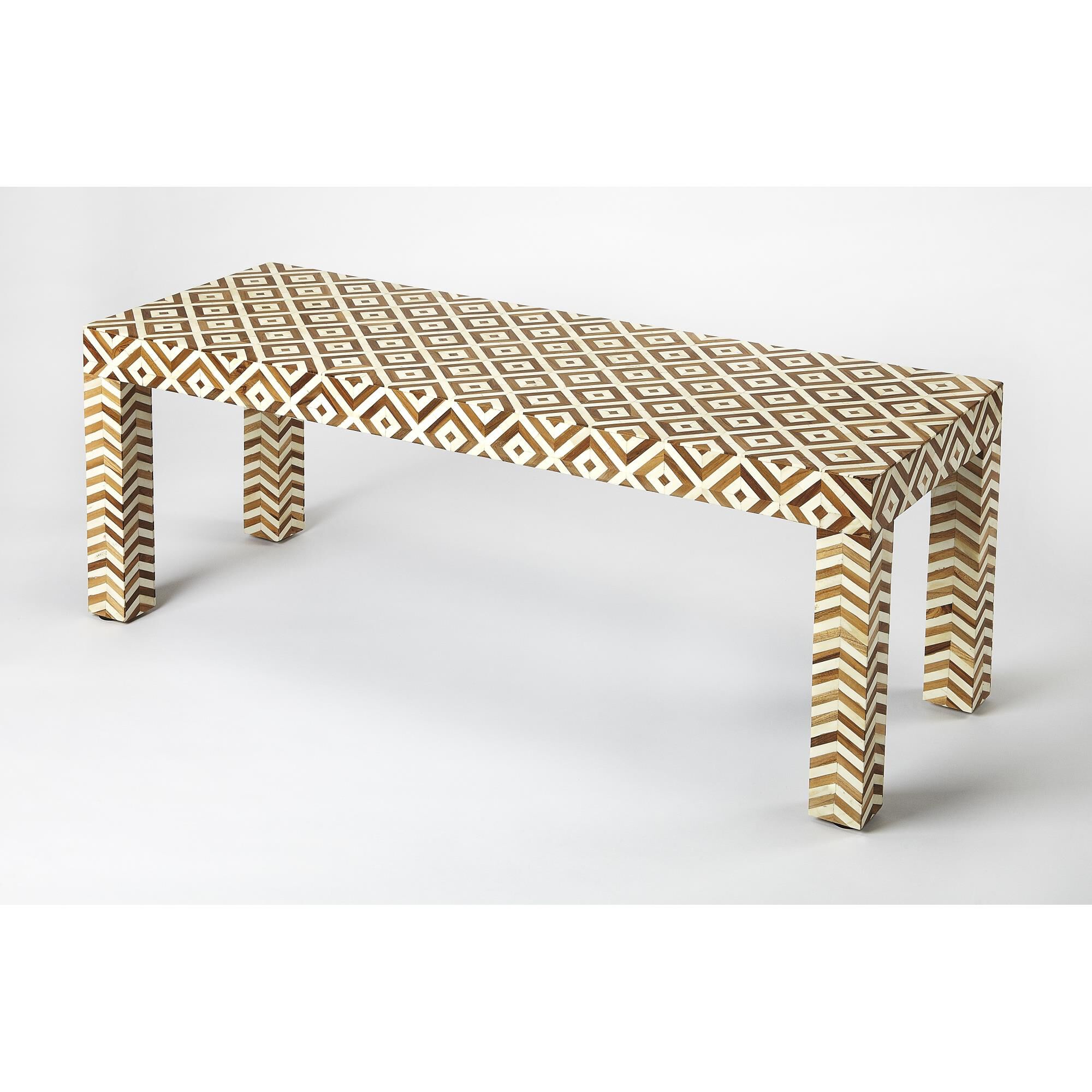 Bone Inlay Bench | Capitol Lighting