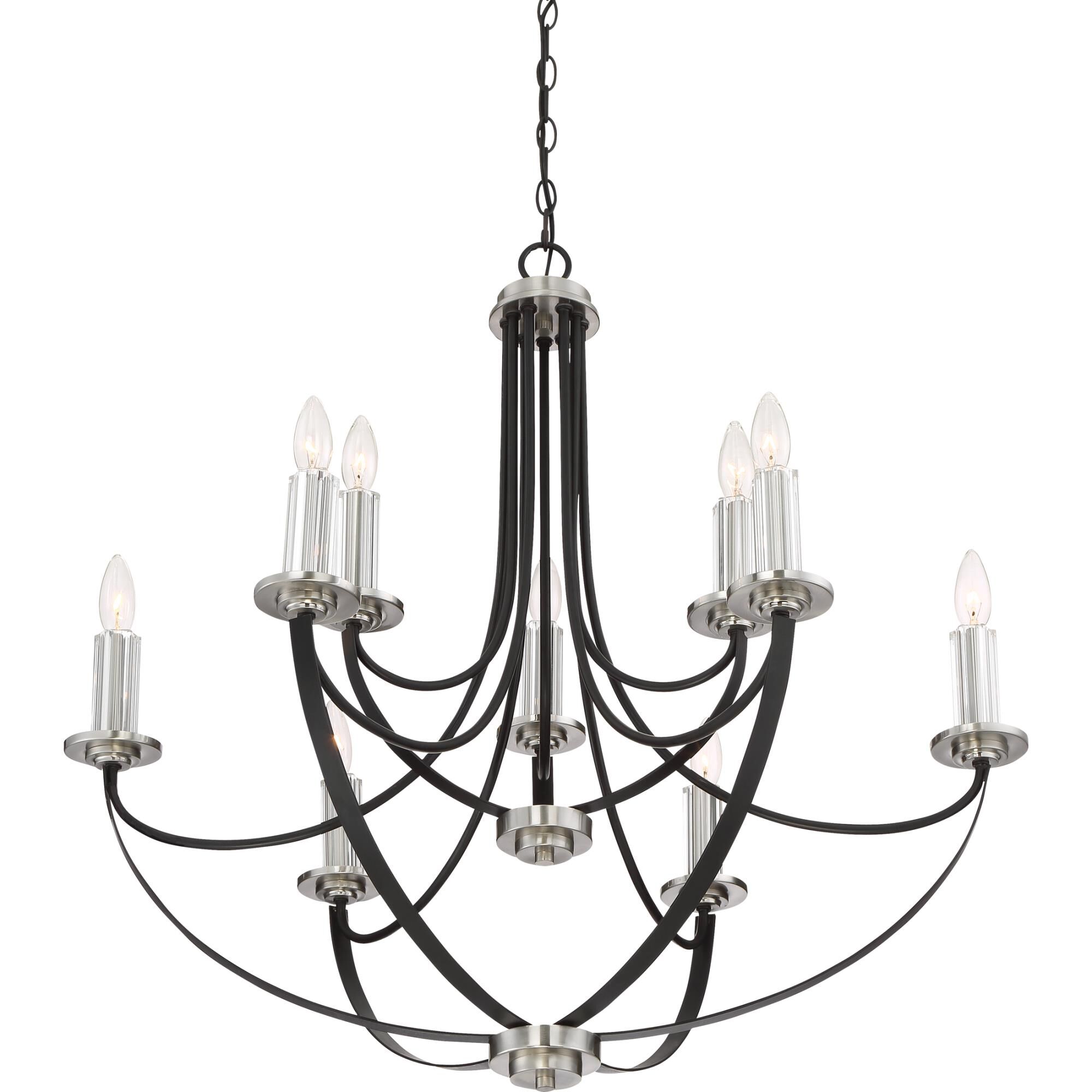 Alana 32 Inch 9 Light Chandelier | Capitol Lighting