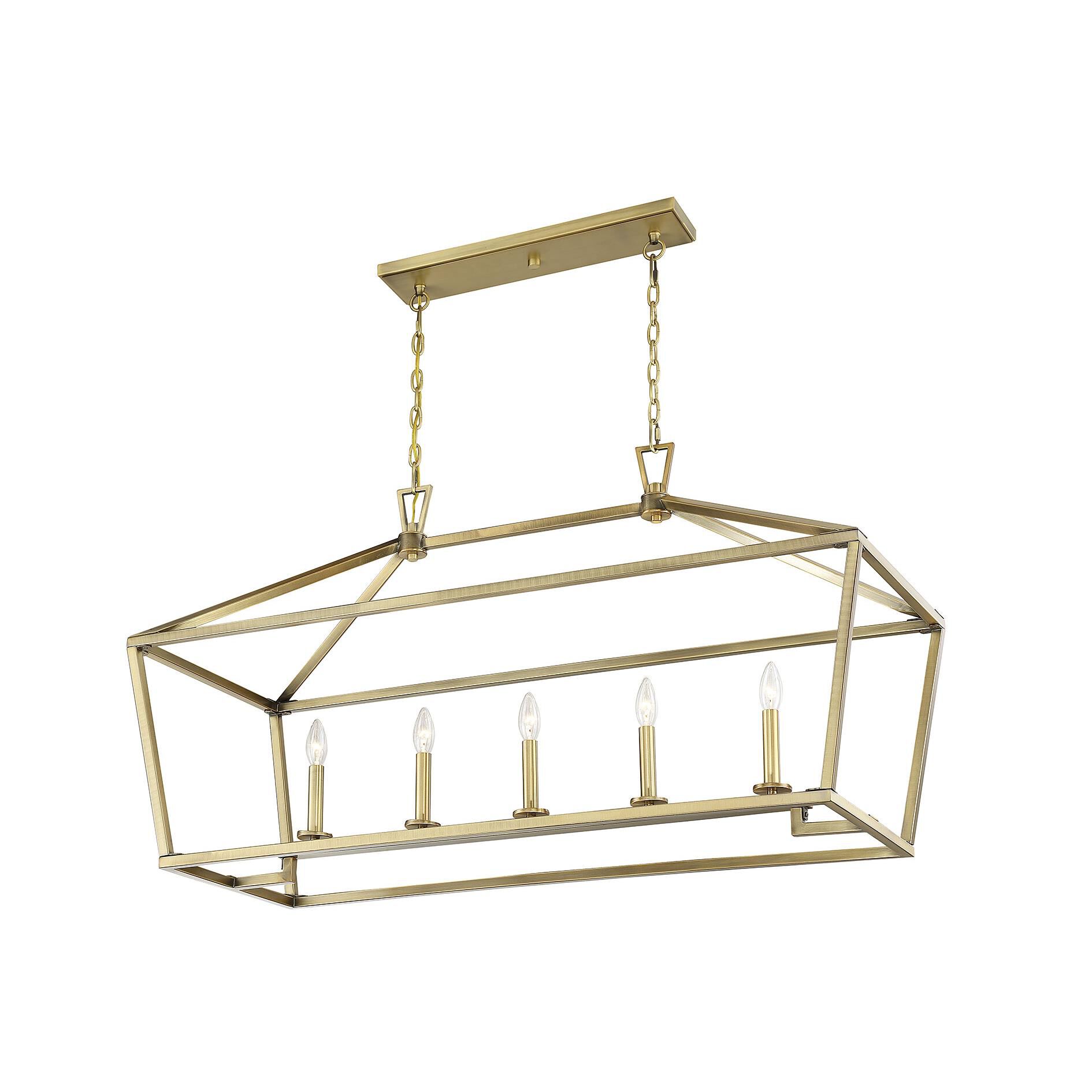 Townsend 44 Inch 5 Light Linear Suspension Light | Capitol Lighting