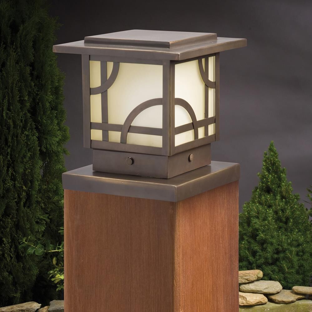Larkin Estates 6 Inch Tall 1 Light Outdoor Pier Lamp | Capitol Lighting