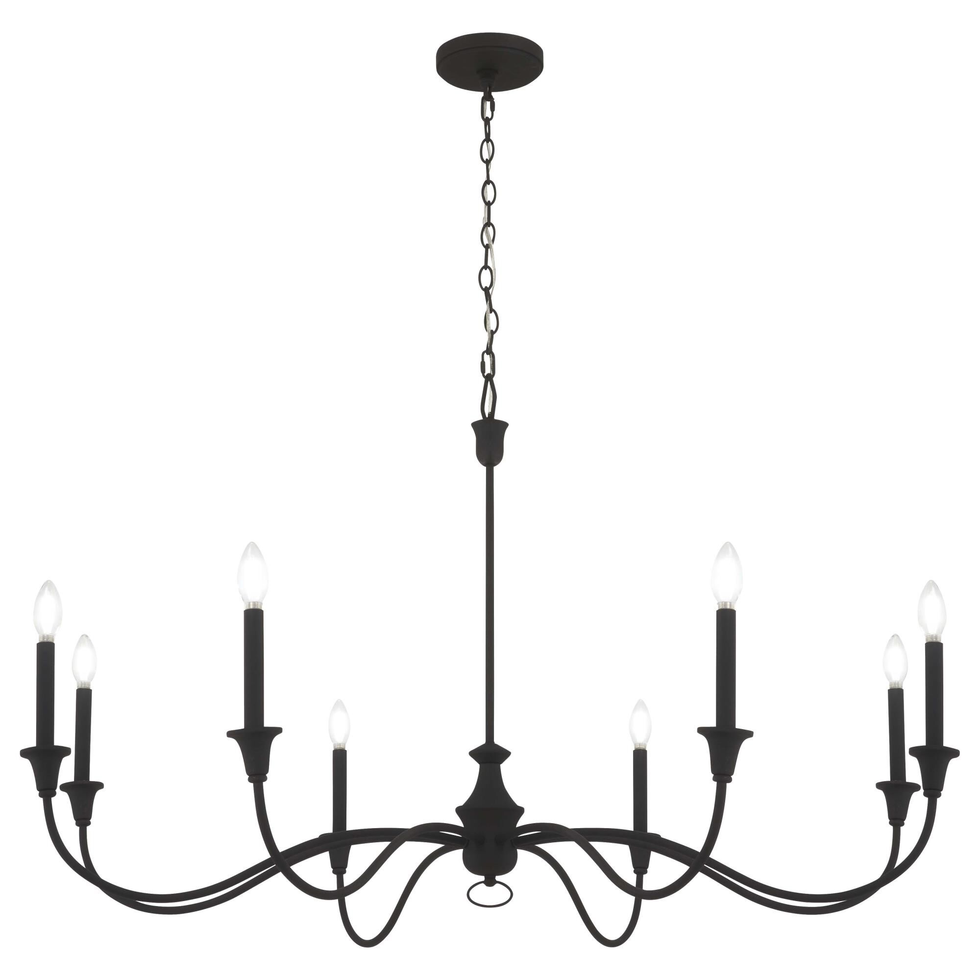 Halifax County 48 Inch 8 Light Chandelier | Capitol Lighting