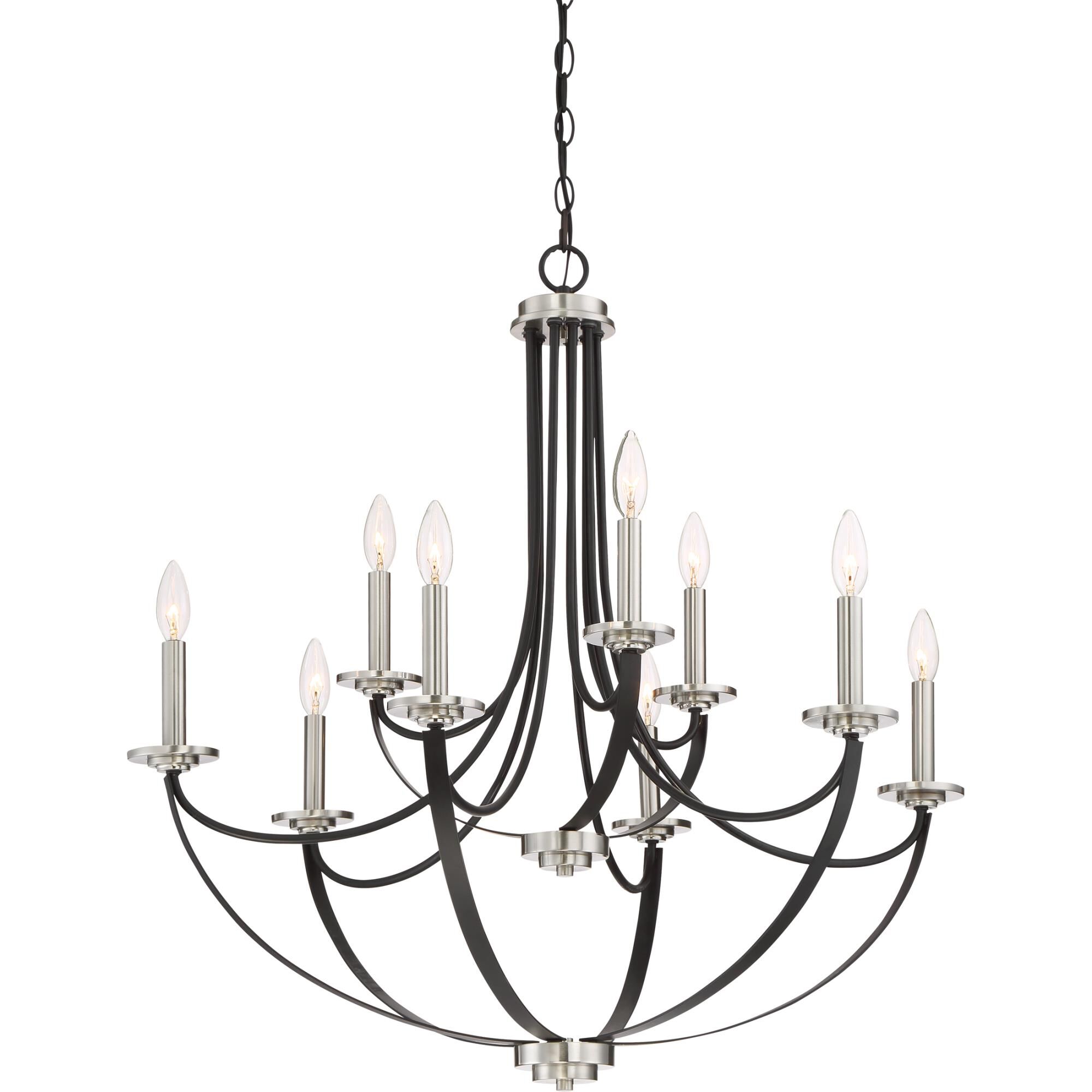 Alana 32 Inch 9 Light Chandelier | Capitol Lighting