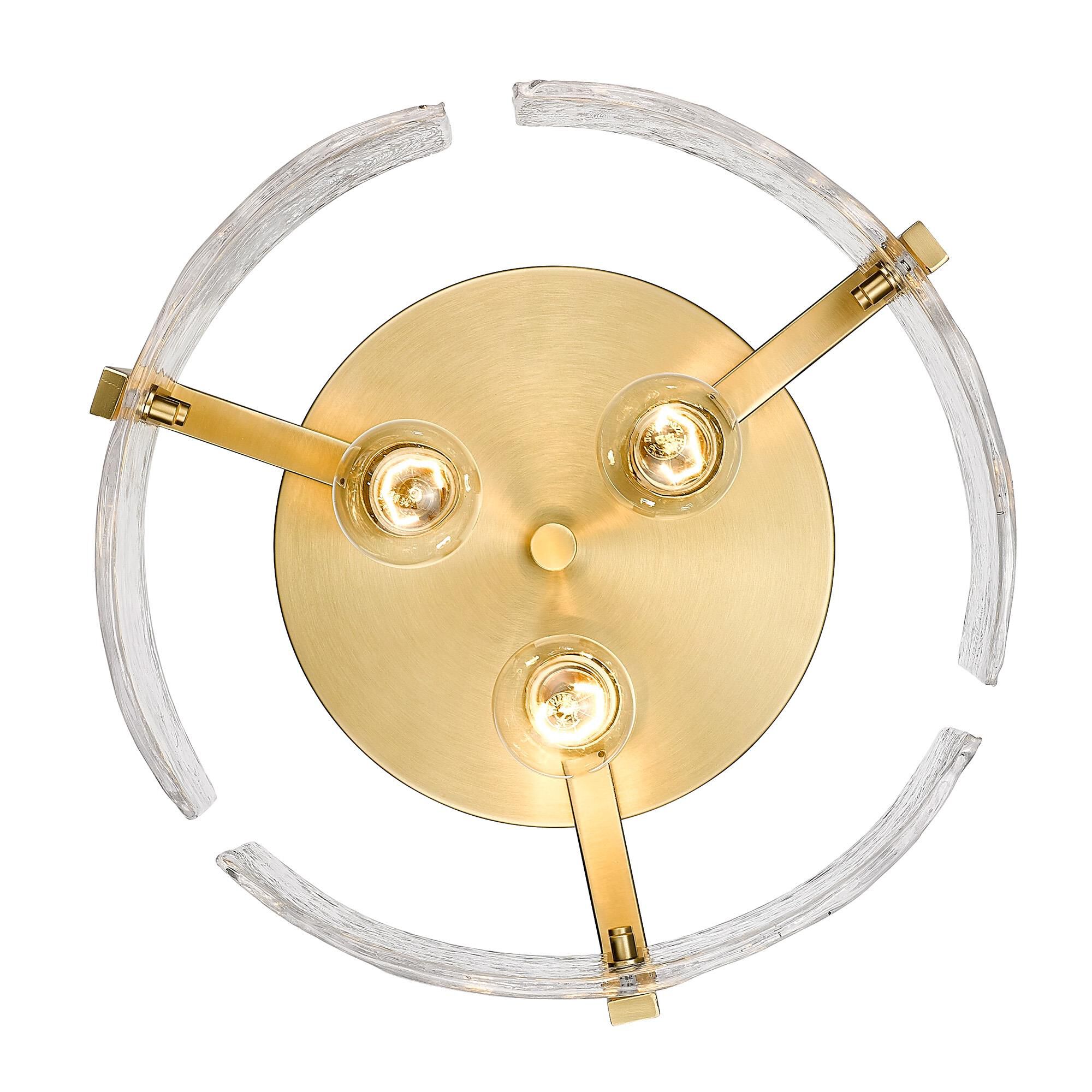 Aenon 15 Inch 3 Light Flush Mount | Capitol Lighting