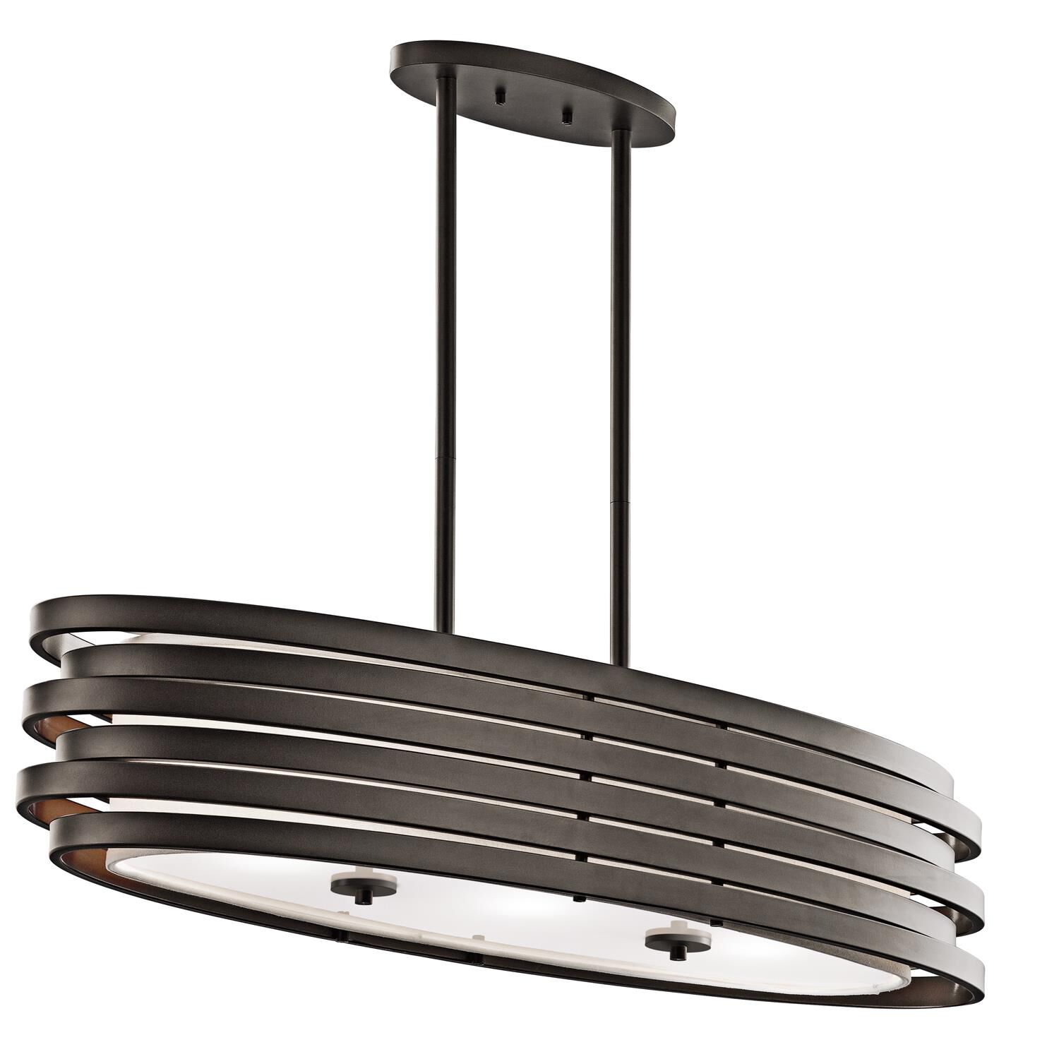 Roswell 37 Inch 3 Light Linear Suspension Light | Capitol Lighting