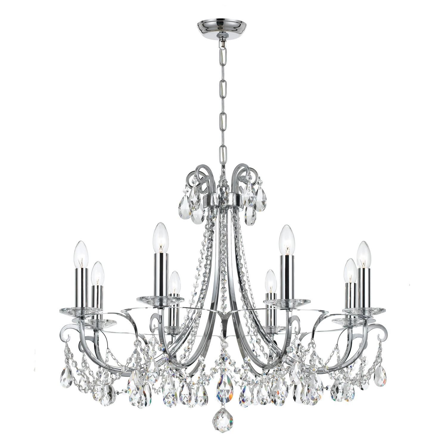 Othello 31 Inch 8 Light Chandelier | Capitol Lighting