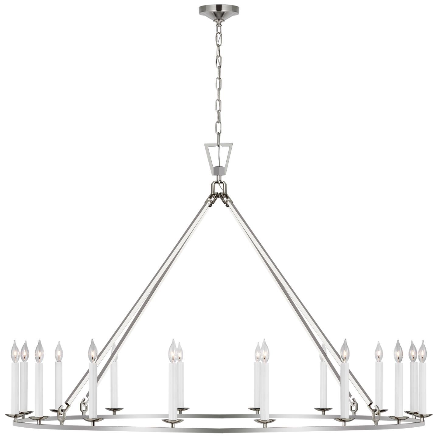 Chapman and Myers Darlana 61 Inch 16 Light LED Chandelier | Capitol ...