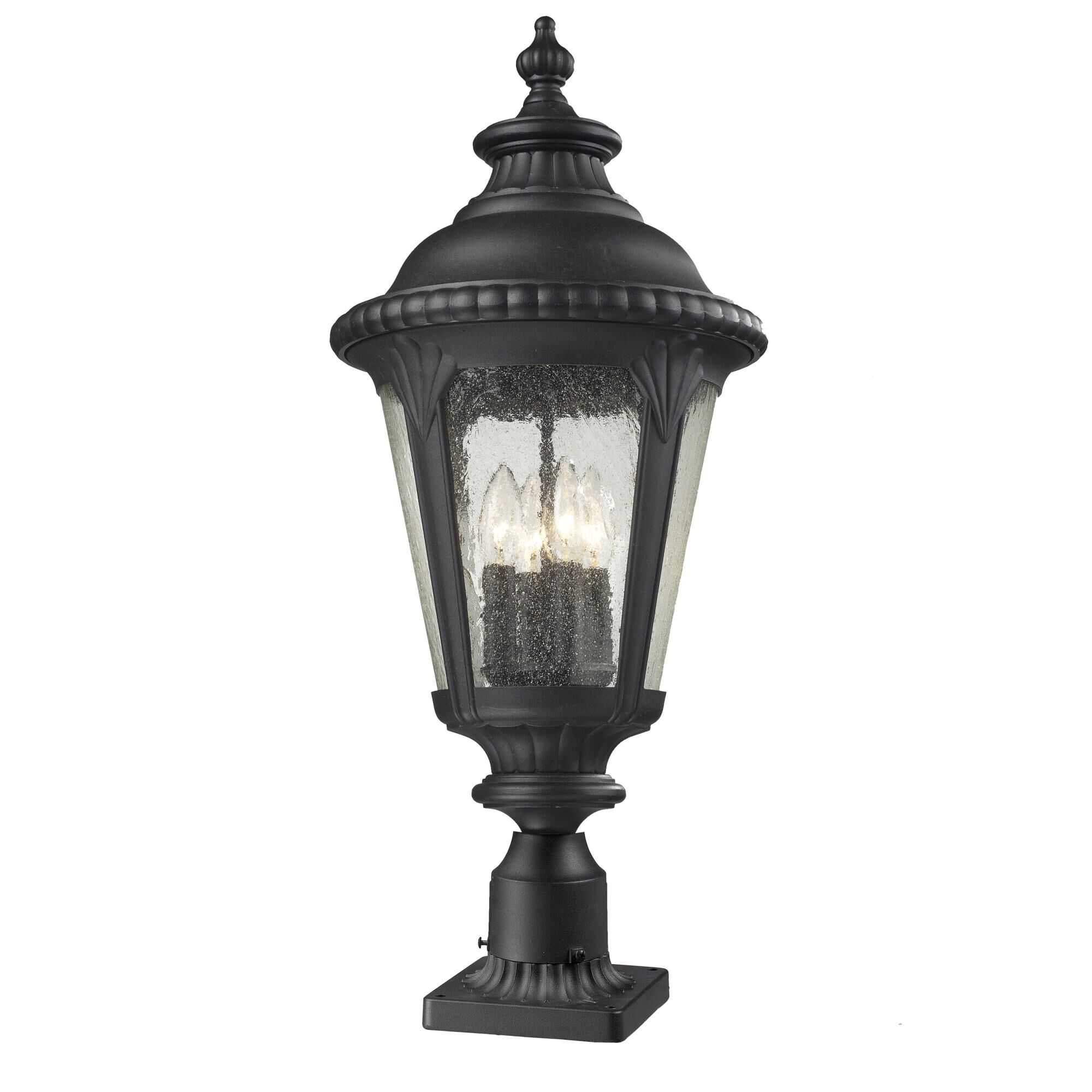 Medow 28 Inch Tall 4 Light Outdoor Pier Lamp | Capitol Lighting