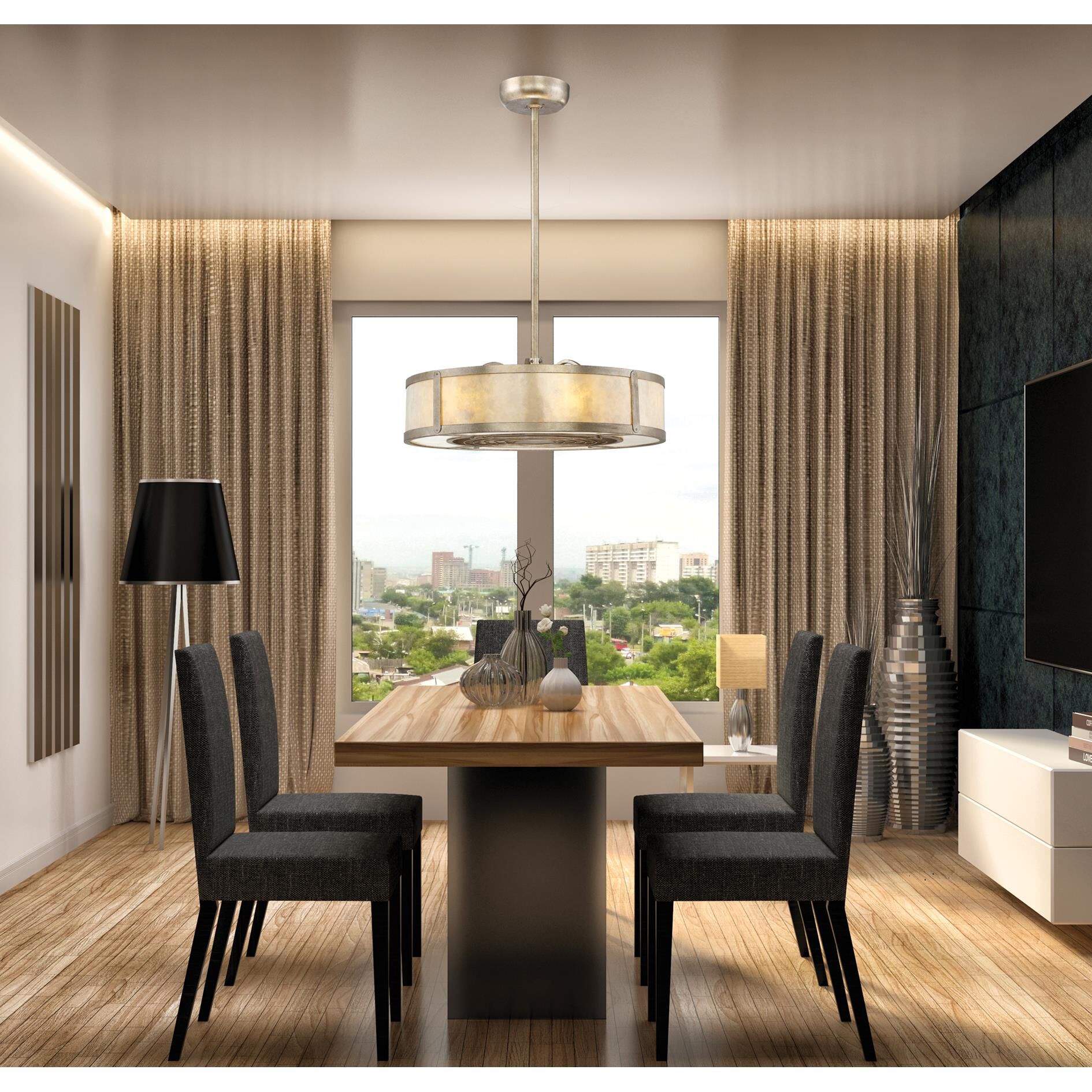 Vireo 26 Inch Chandelier Ceiling Fan | Capitol Lighting