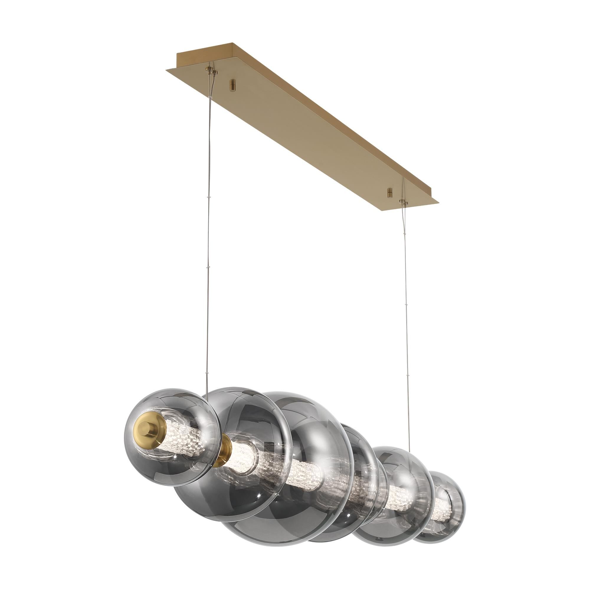 Atomo 56 Inch LED Linear Suspension Light | Capitol Lighting
