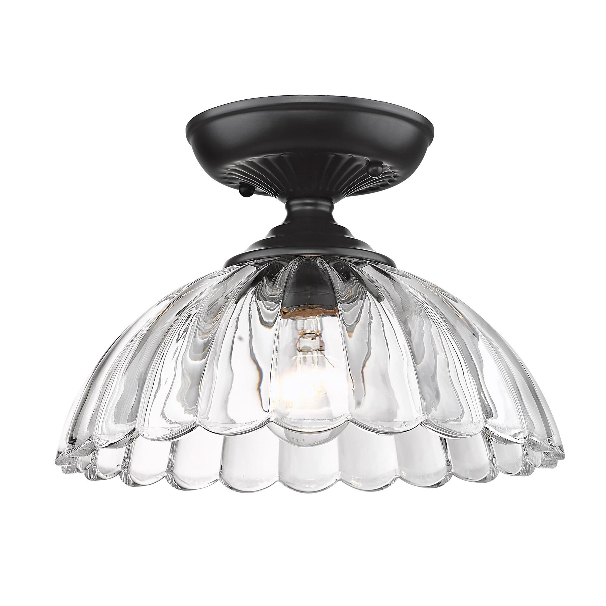 Audra 12 Inch Semi Flush Mount | Capitol Lighting