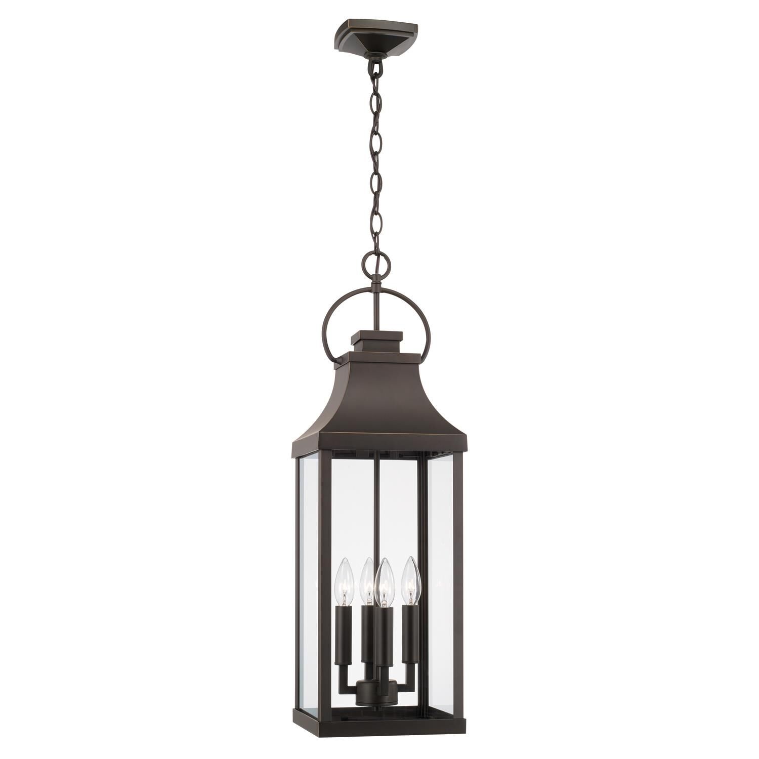 Bradford 29 Inch Tall 4 Light Outdoor Hanging Lantern - Clearance ...