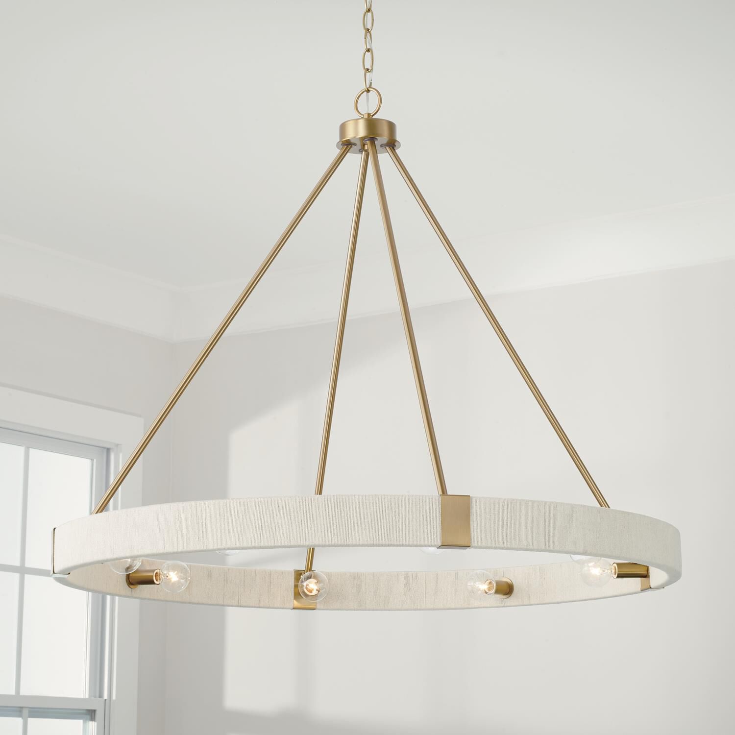Delaney 36 Inch 8 Light Chandelier | Capitol Lighting