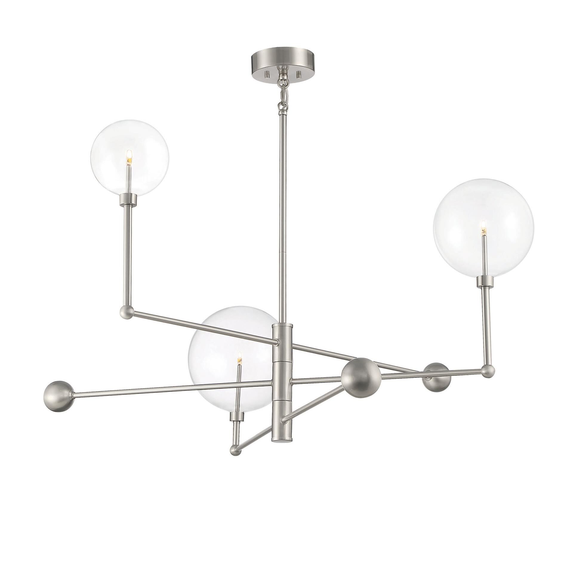 46 Inch 3 Light LED Chandelier | Capitol Lighting