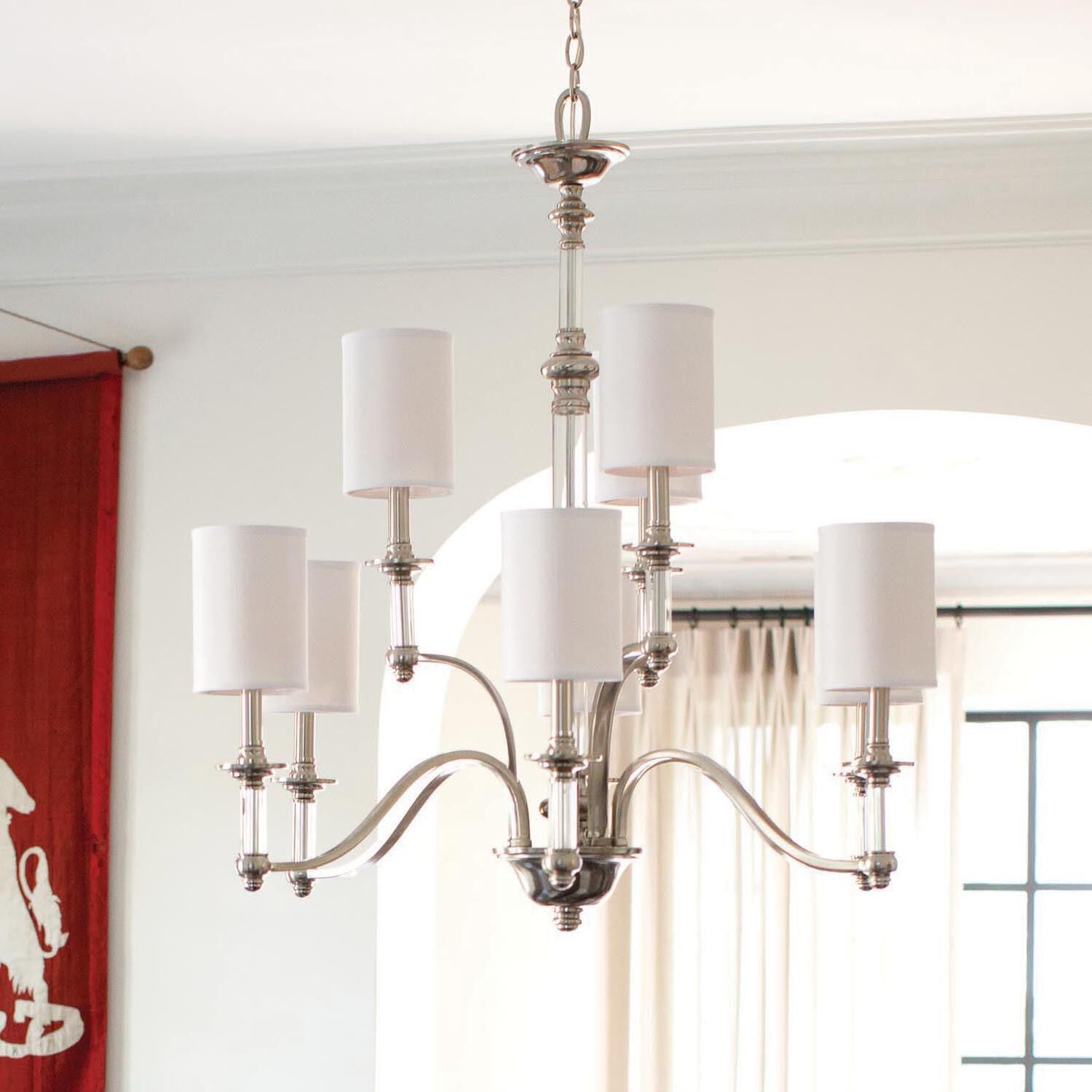 Sussex 32 Inch 9 Light Chandelier | Capitol Lighting