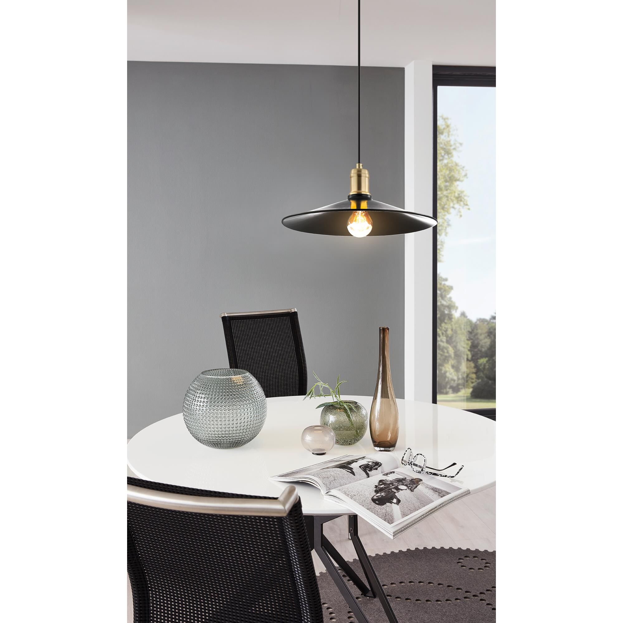 Eglo Bridport 14 Inch Large Pendant | Capitol Lighting